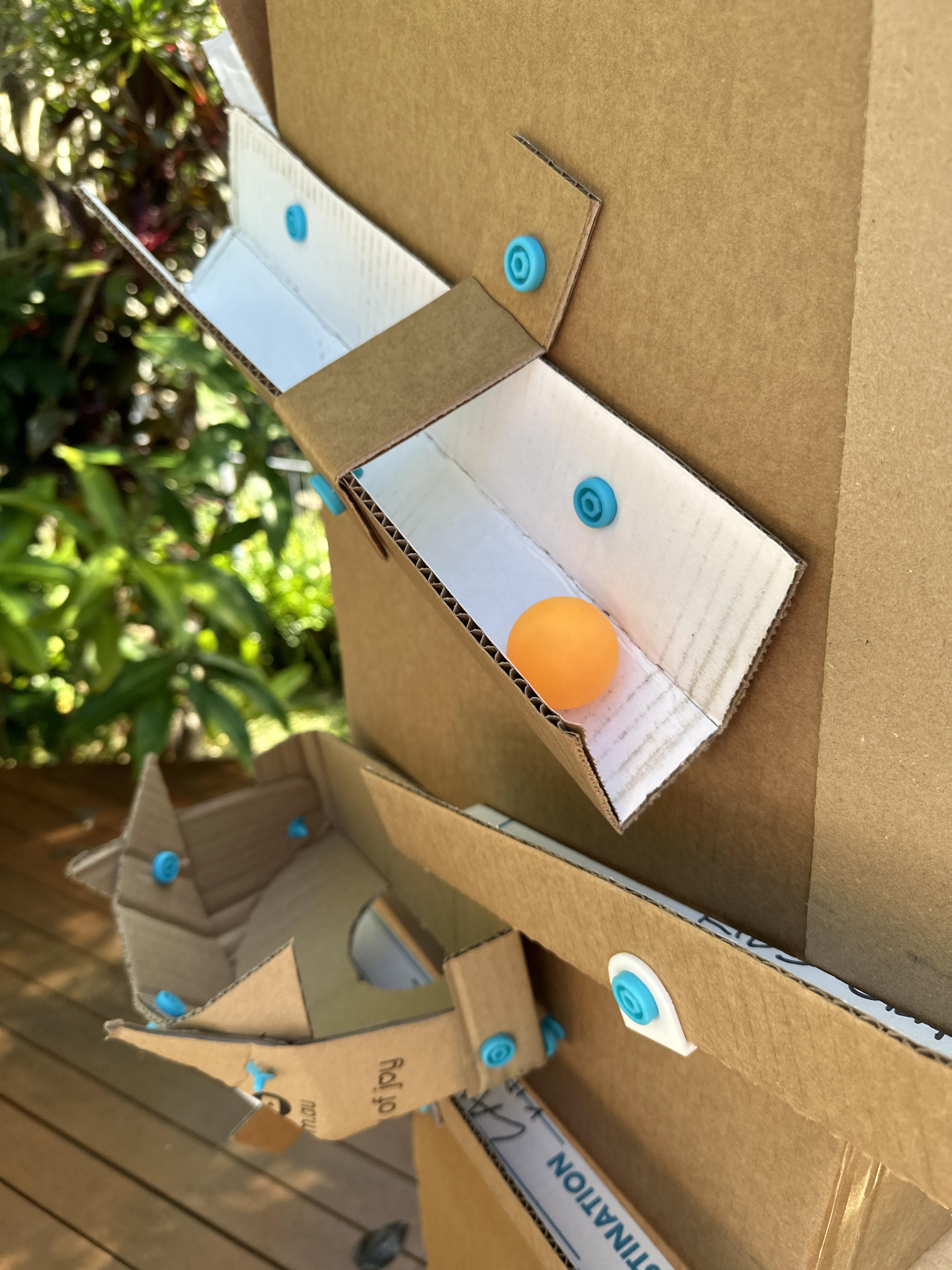 Cardboard Ping-Pong / Marble Ball Run : 4 Steps (with Pictures ...