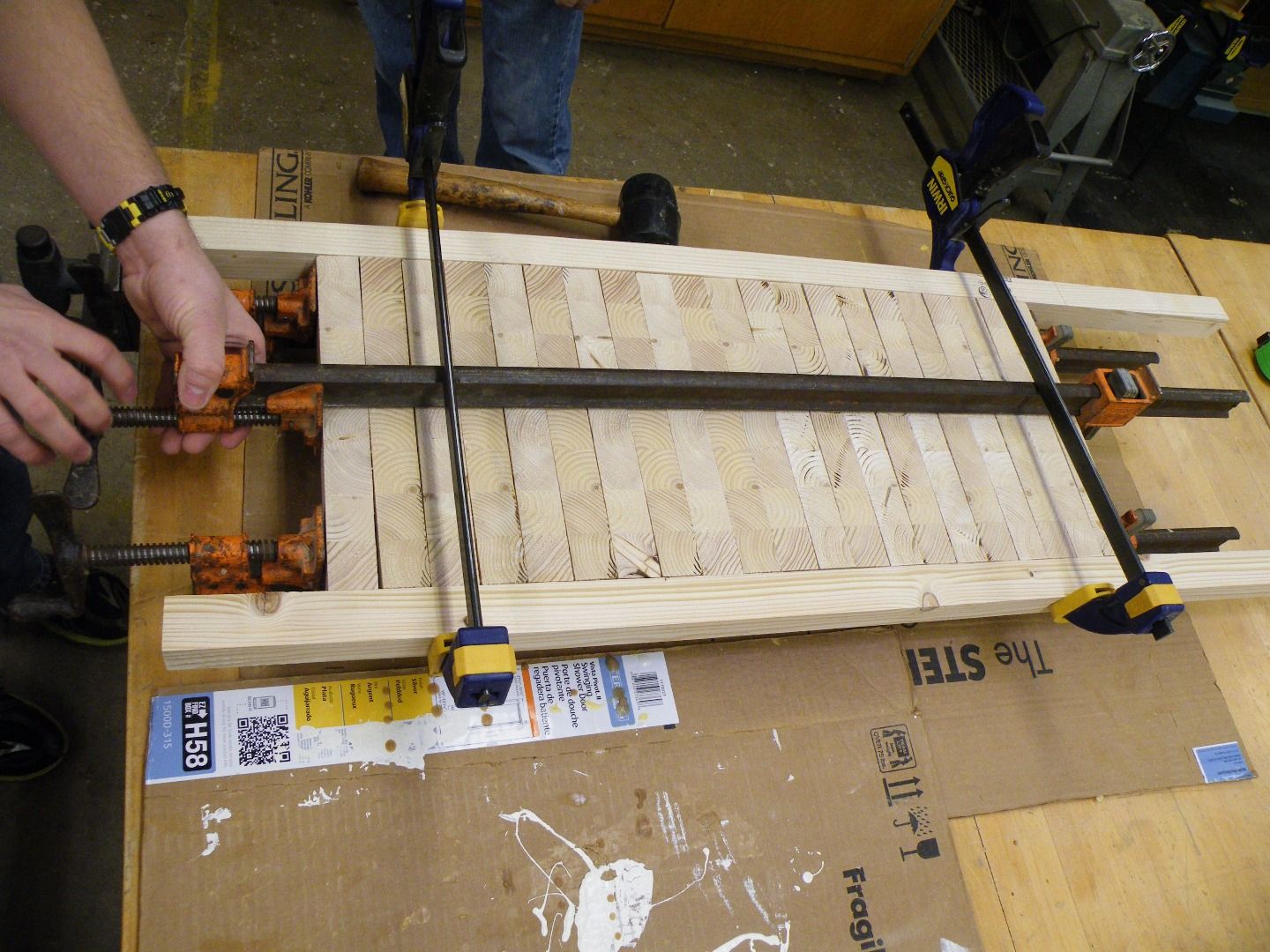 2x4 End Grain Cutting Board / Butcher Block : 13 Steps (with Pictures ...