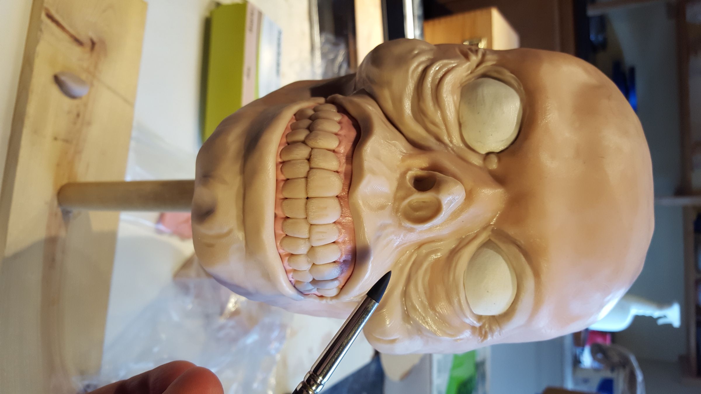 Halloween Zombie Head Prop : 9 Steps (with Pictures) - Instructables