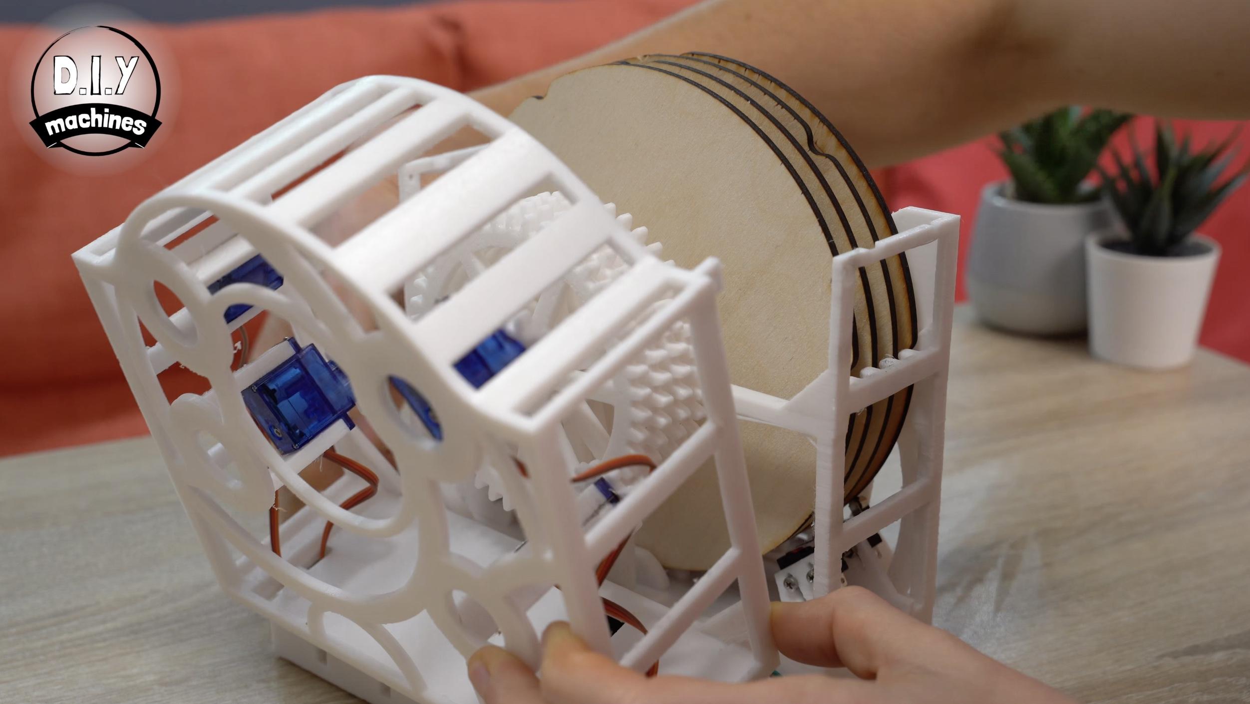 WeatherBot - a Motorised Weather Machine | 3D Printable, ESP32 ...