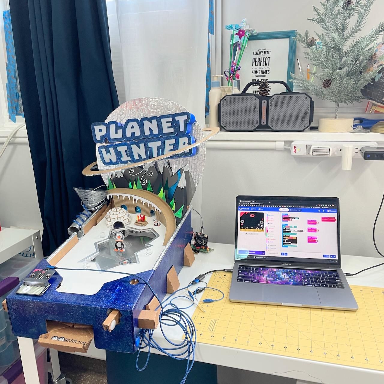 Cardboard PinBall Machine With Micro:bit LEDs, Motors, and Sounds : 7 ...