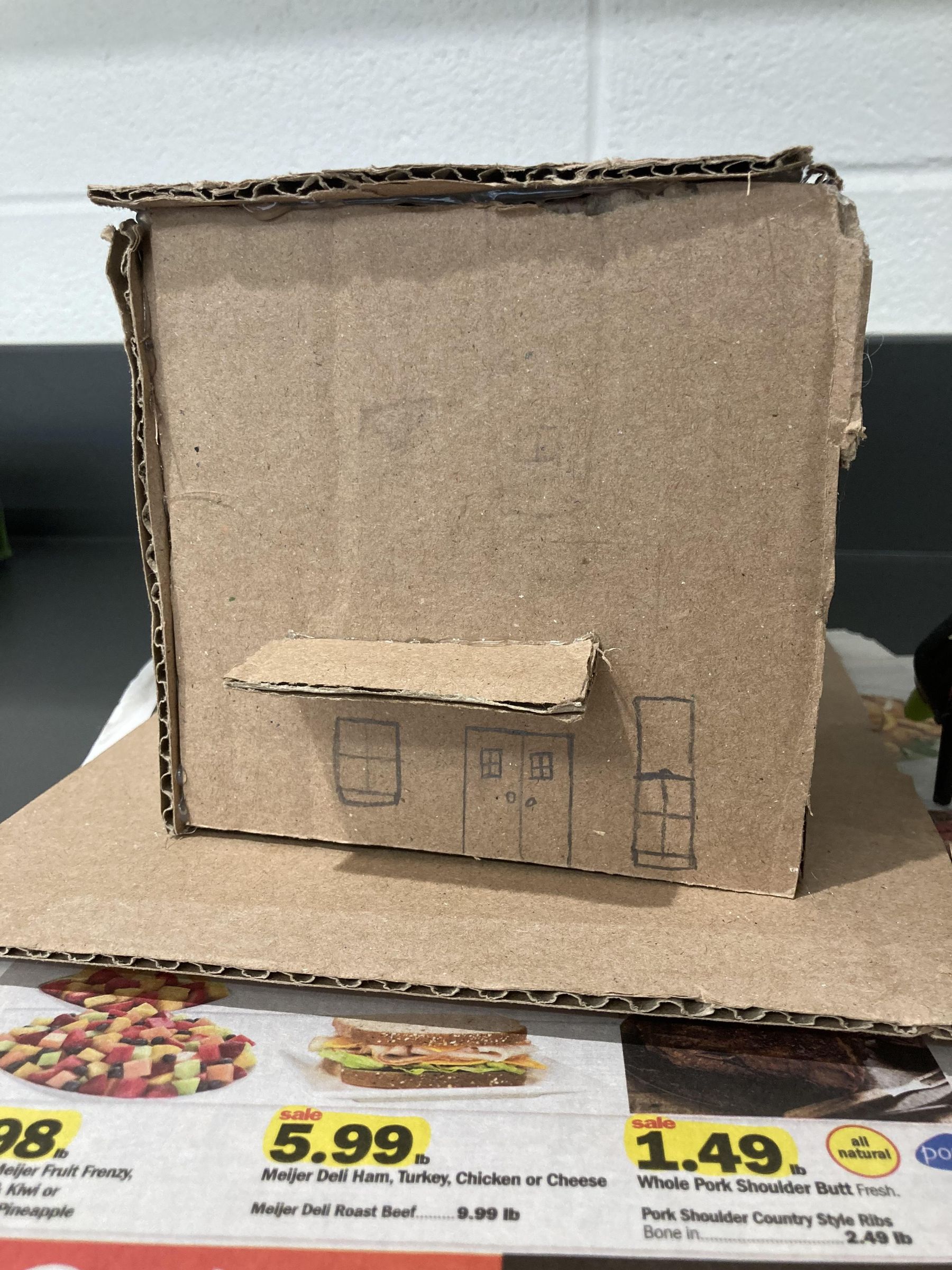 Simple Cardboard House : 7 Steps - Instructables