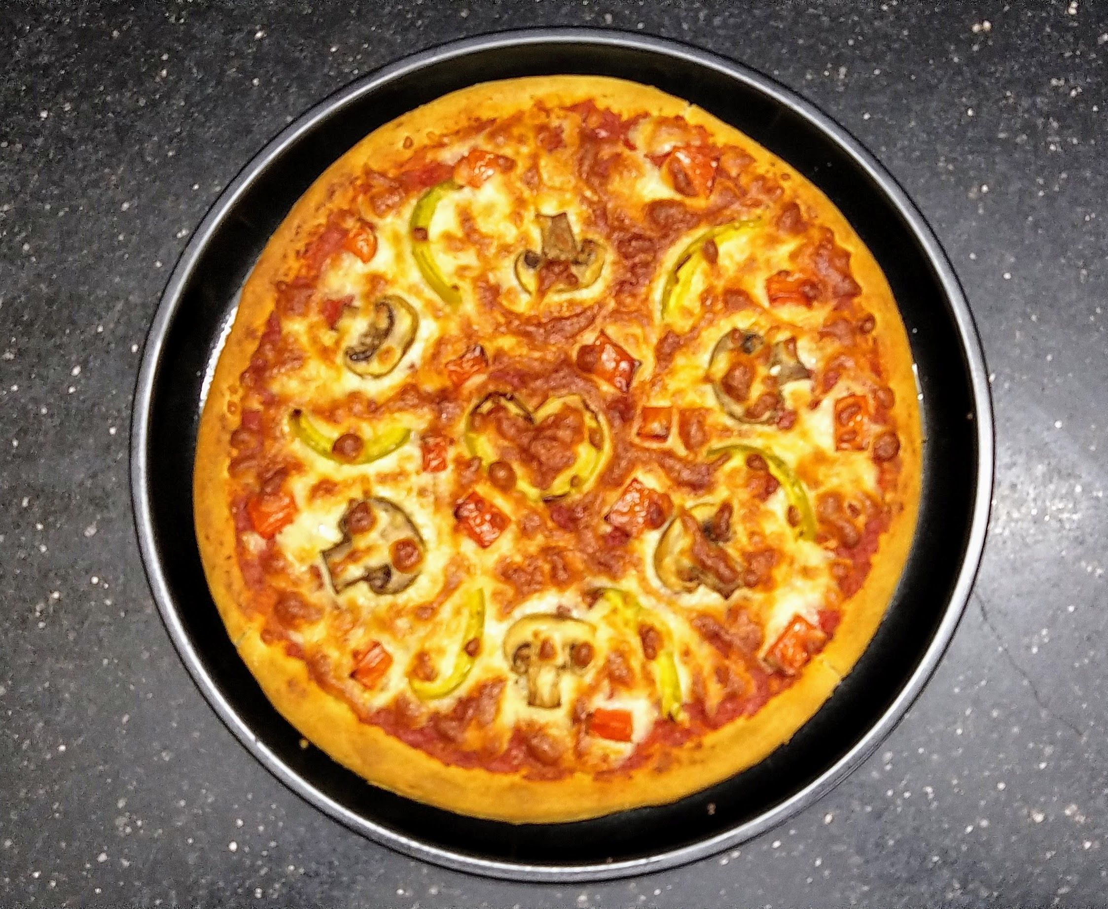 Farm House Pizza - Domino's Style : 17 Steps (with Pictures ...