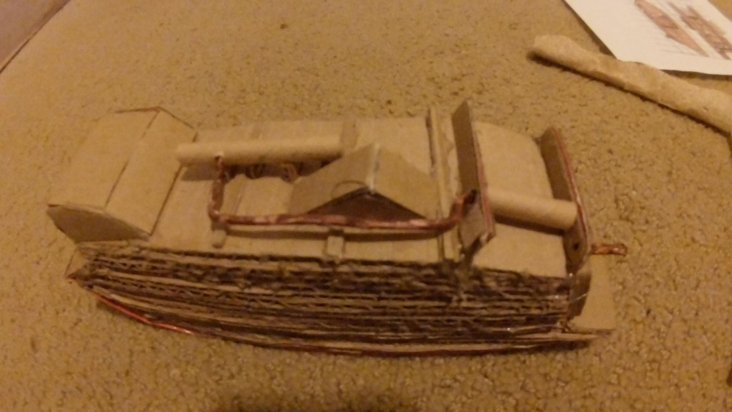 Cardboard Model Mark IV British Tank : 10 Steps (with Pictures ...