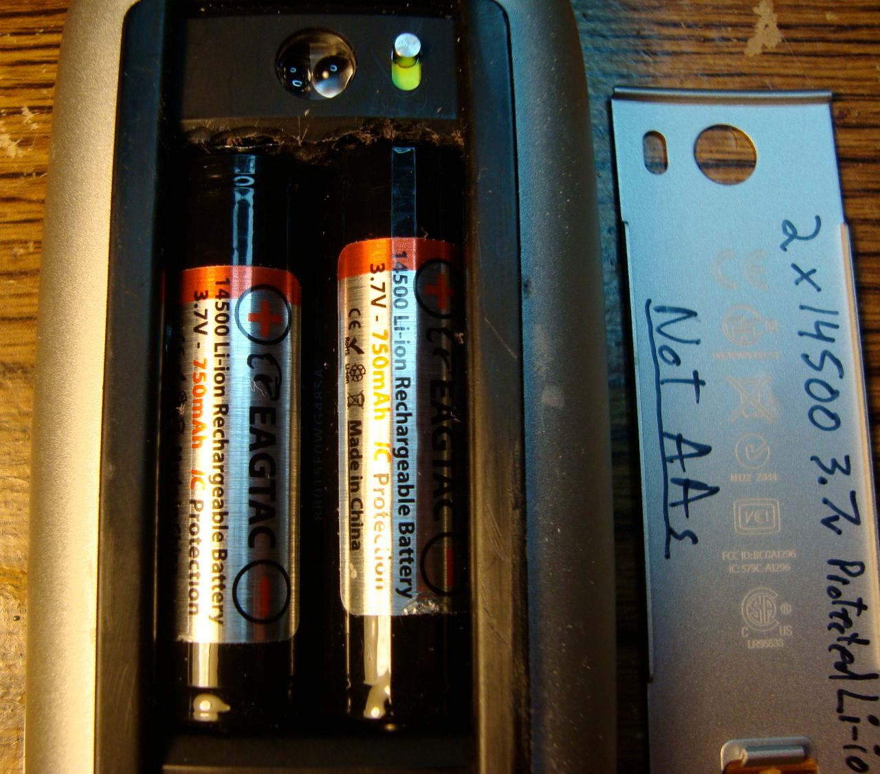 Magic Mouse (A1296) 14500 Rechargeable 3.7v Li-ion Conversion : 4 Steps ...