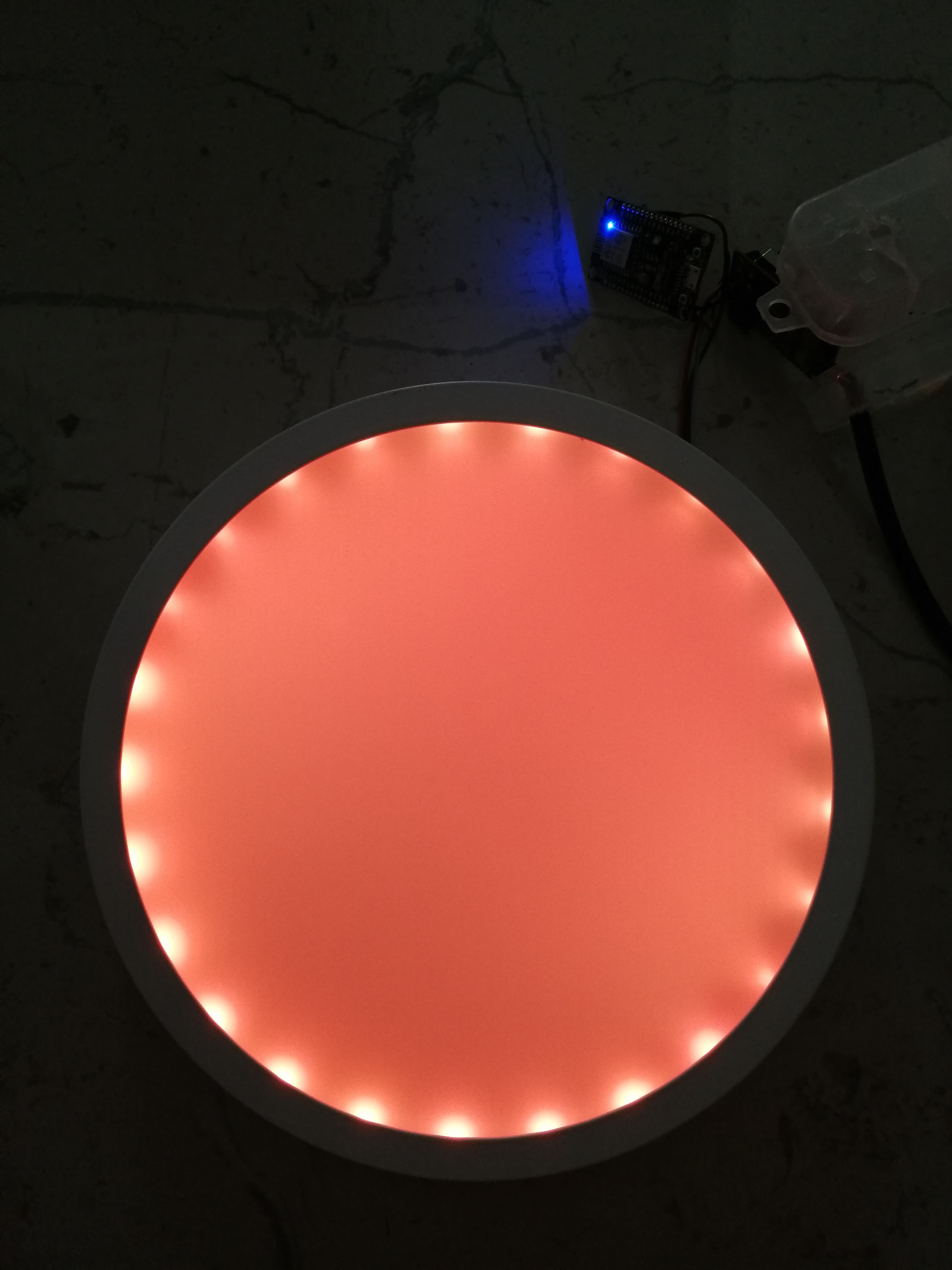 ESP8266 Connected WS2812 RGB LED Controlled Through WiFi : 6 Steps ...