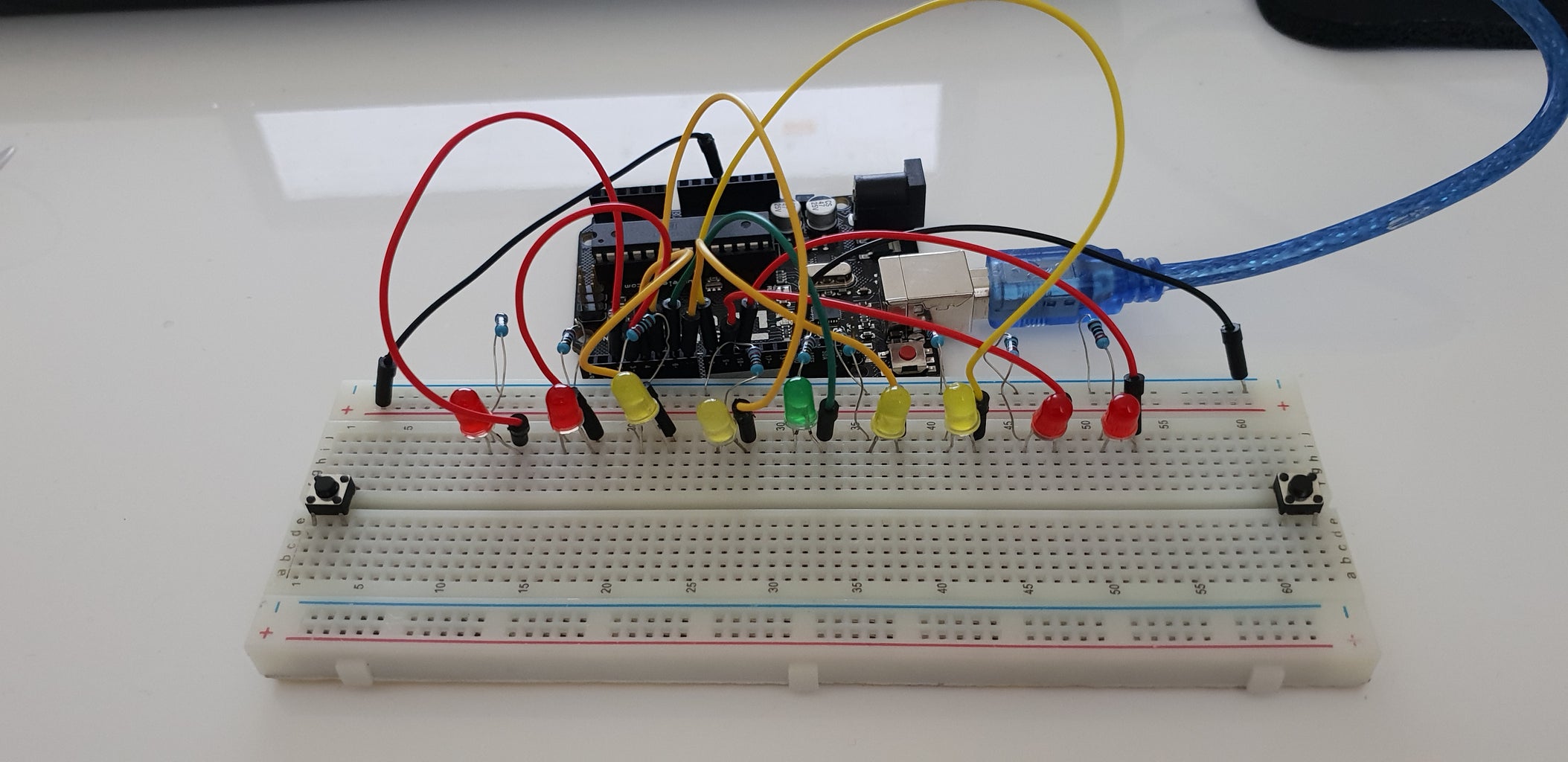 Arduino Two Player Fast Button Clicking Game 19 Steps Instructables
