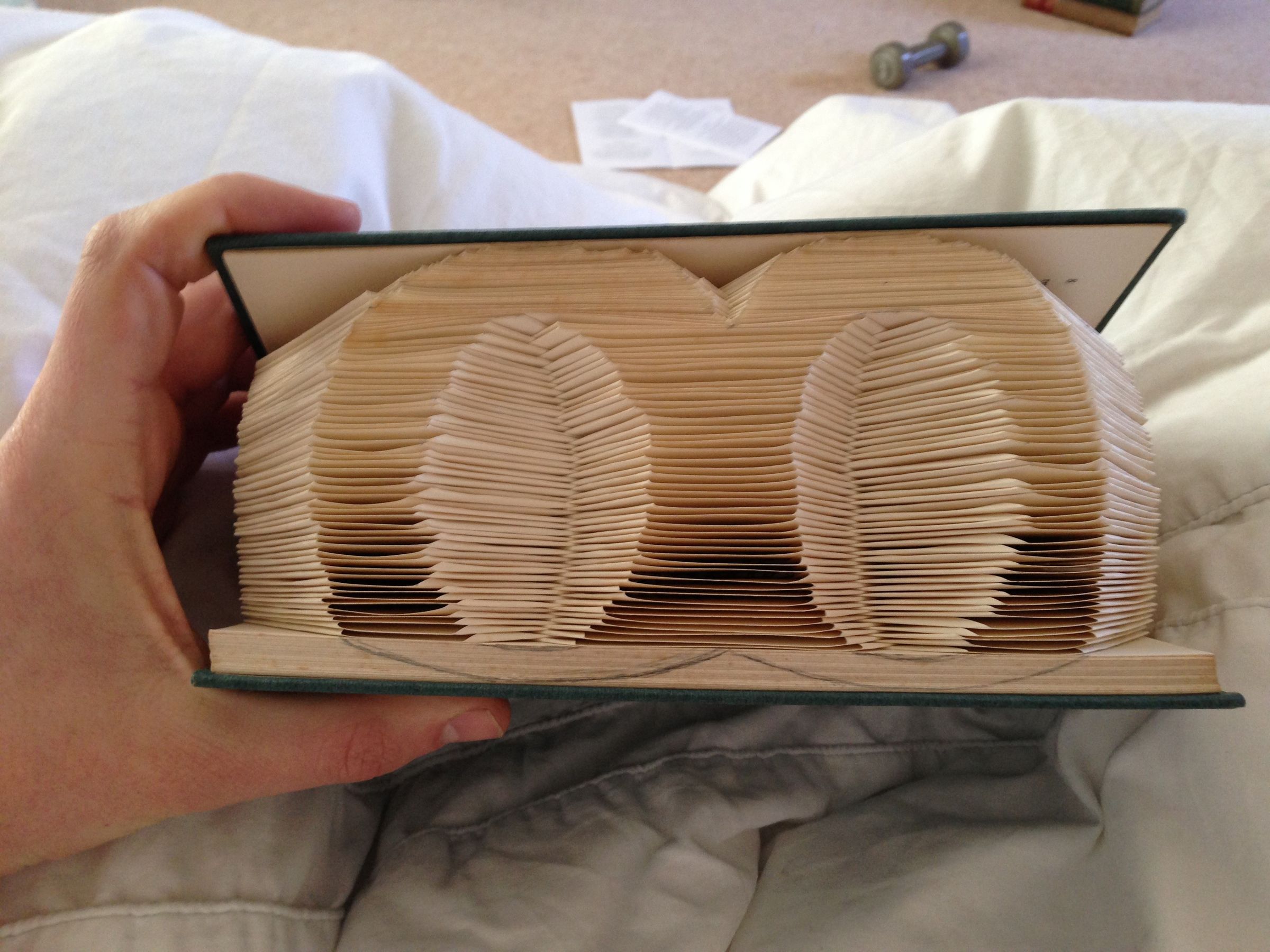 Folding Book Art - Wedding Table Numbers : 7 Steps (with Pictures ...