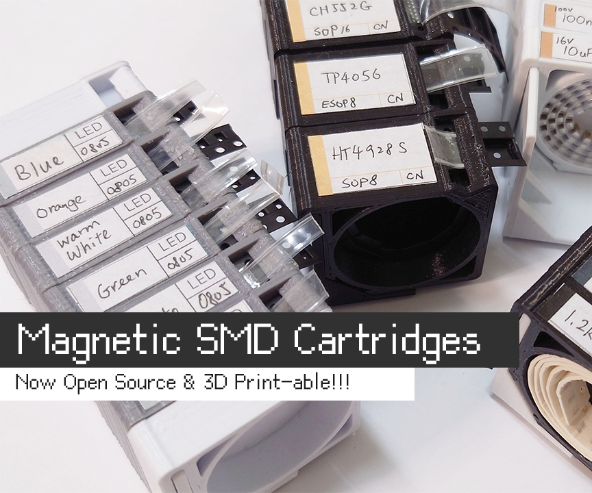 SMD Organizer Cartridge (Magnetic Wall Mounted!) : 3 Steps (with ...