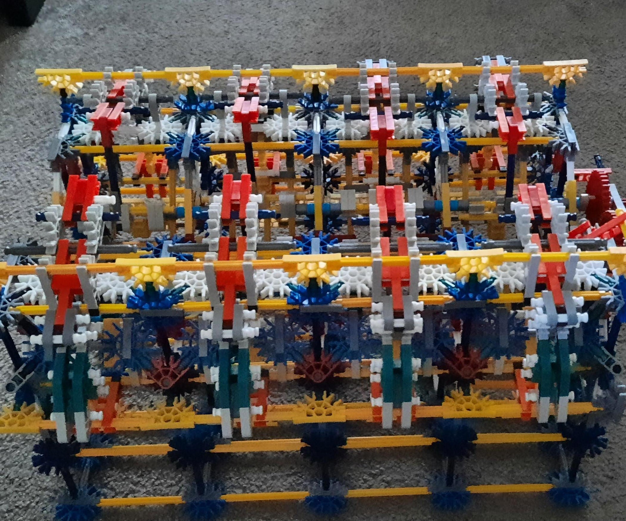 Knex Engine Instruction Version : 6 Steps - Instructables