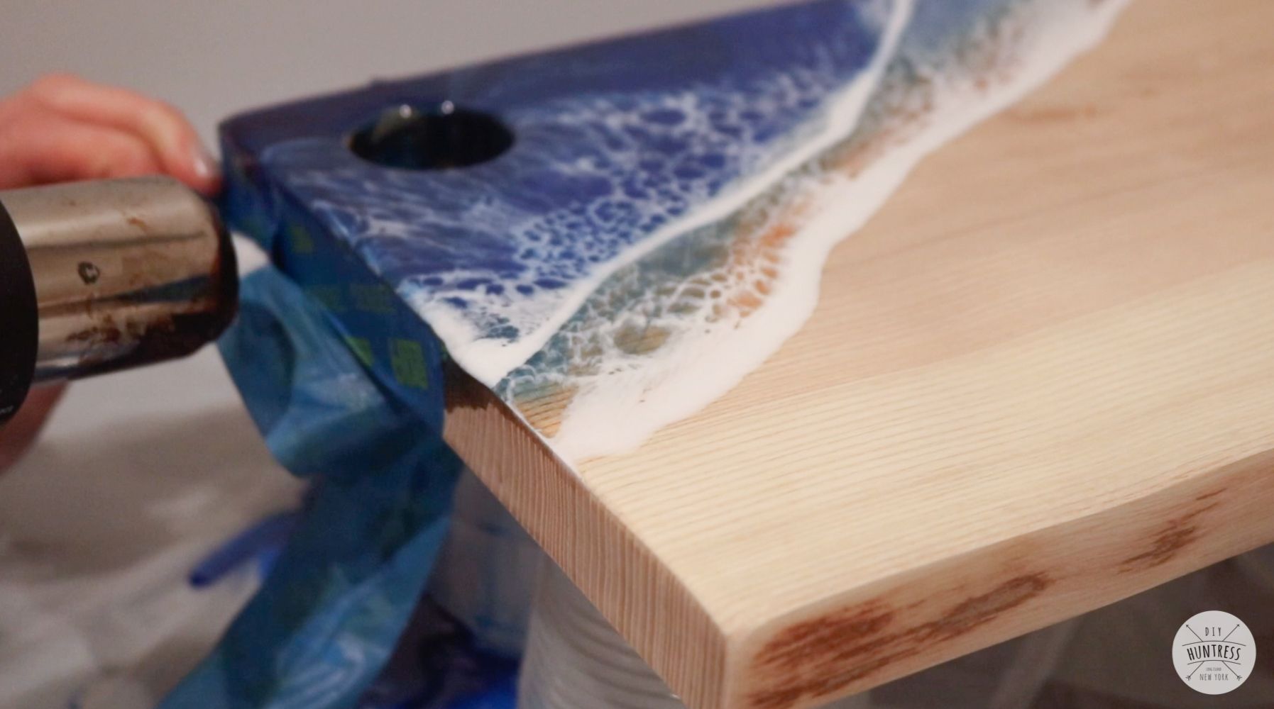 DIY Resin Ocean Serving Tray : 15 Steps (with Pictures) - Instructables