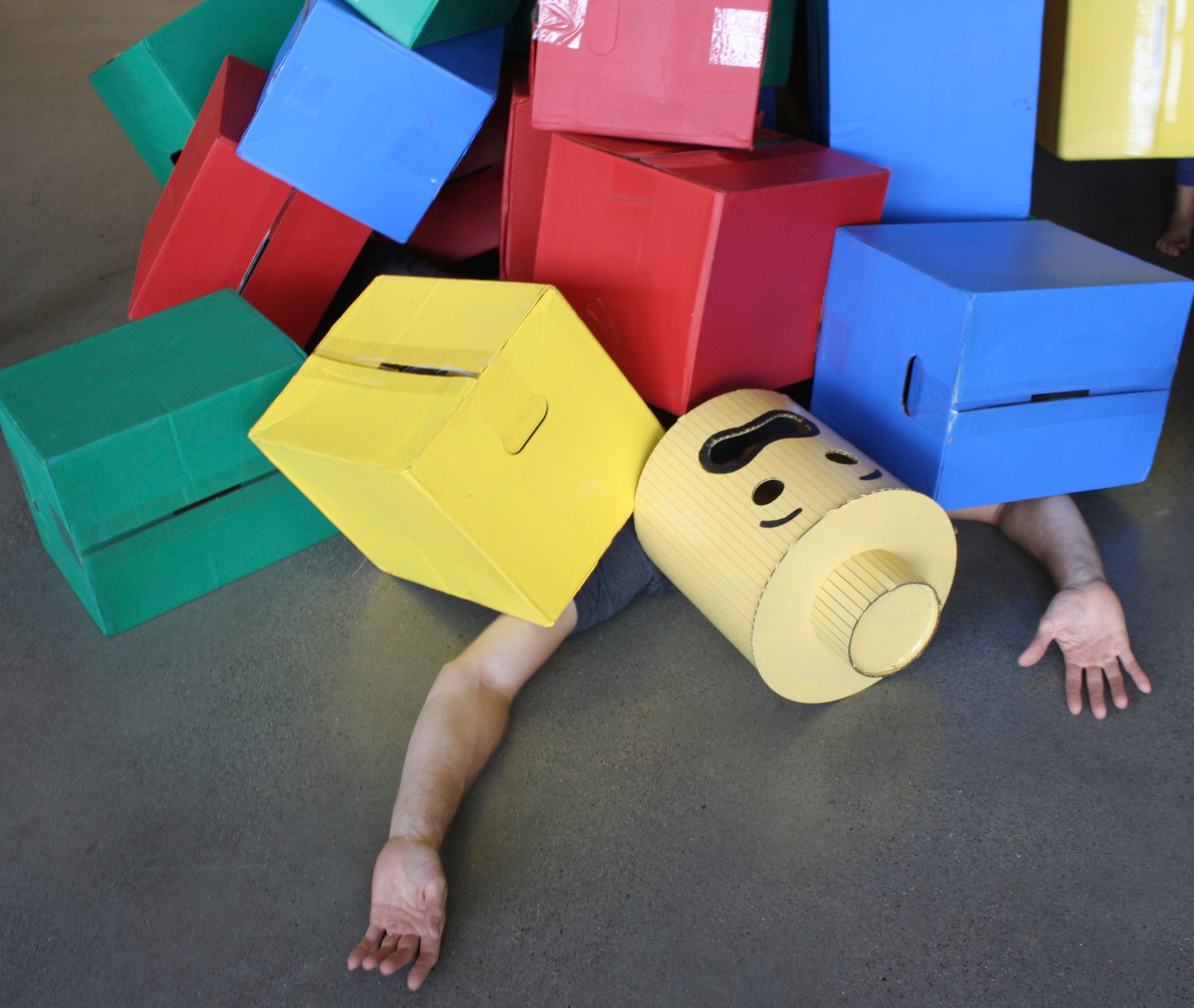 Giant Cardboard LEGO Blocks : 8 Steps (with Pictures) - Instructables