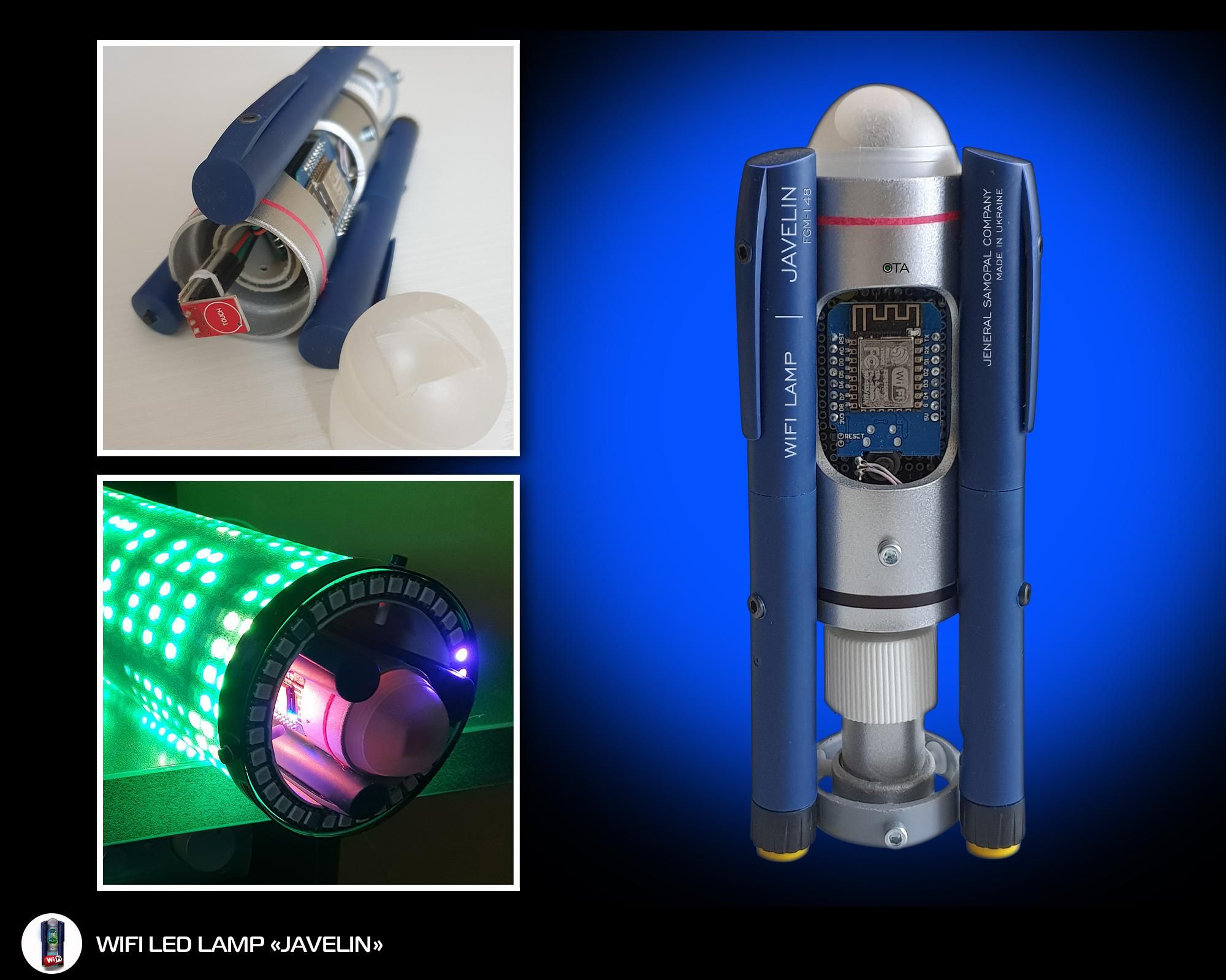 WiFi Led Lamp «Javelin» : 18 Steps - Instructables