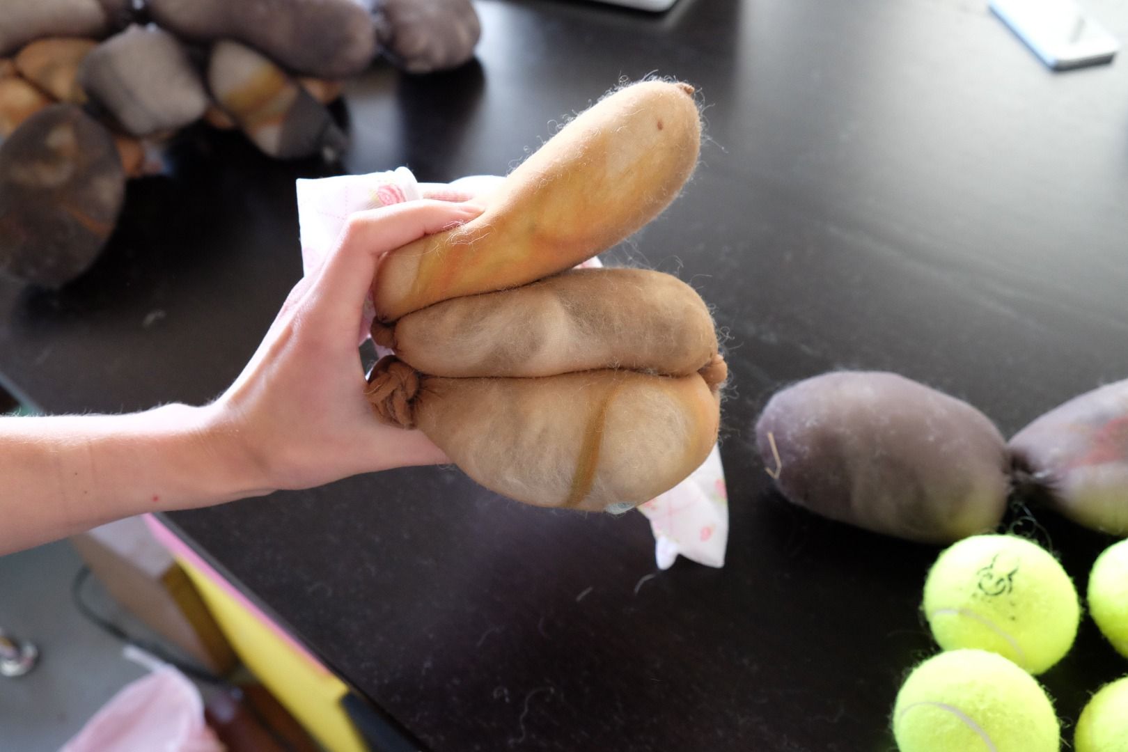 Wet Felt Realistic Stones Using a Washing Machine : 10 Steps (with ...