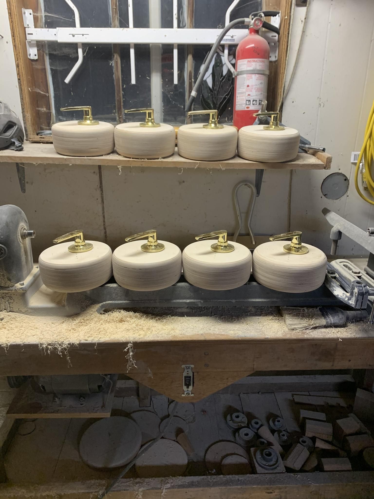 Plywood Curling Rocks : 9 Steps - Instructables