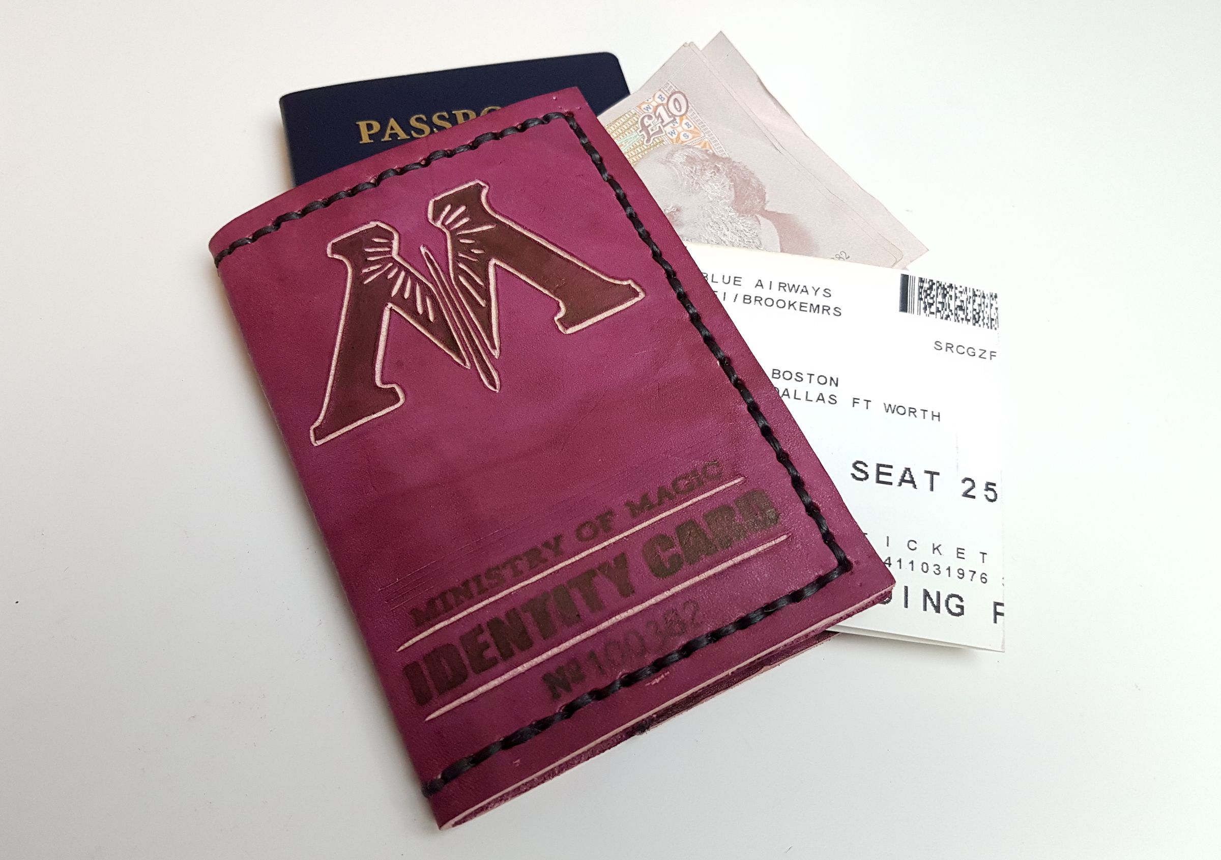 Ministry of Magic Leather Passport Cover : 9 Steps (with Pictures ...