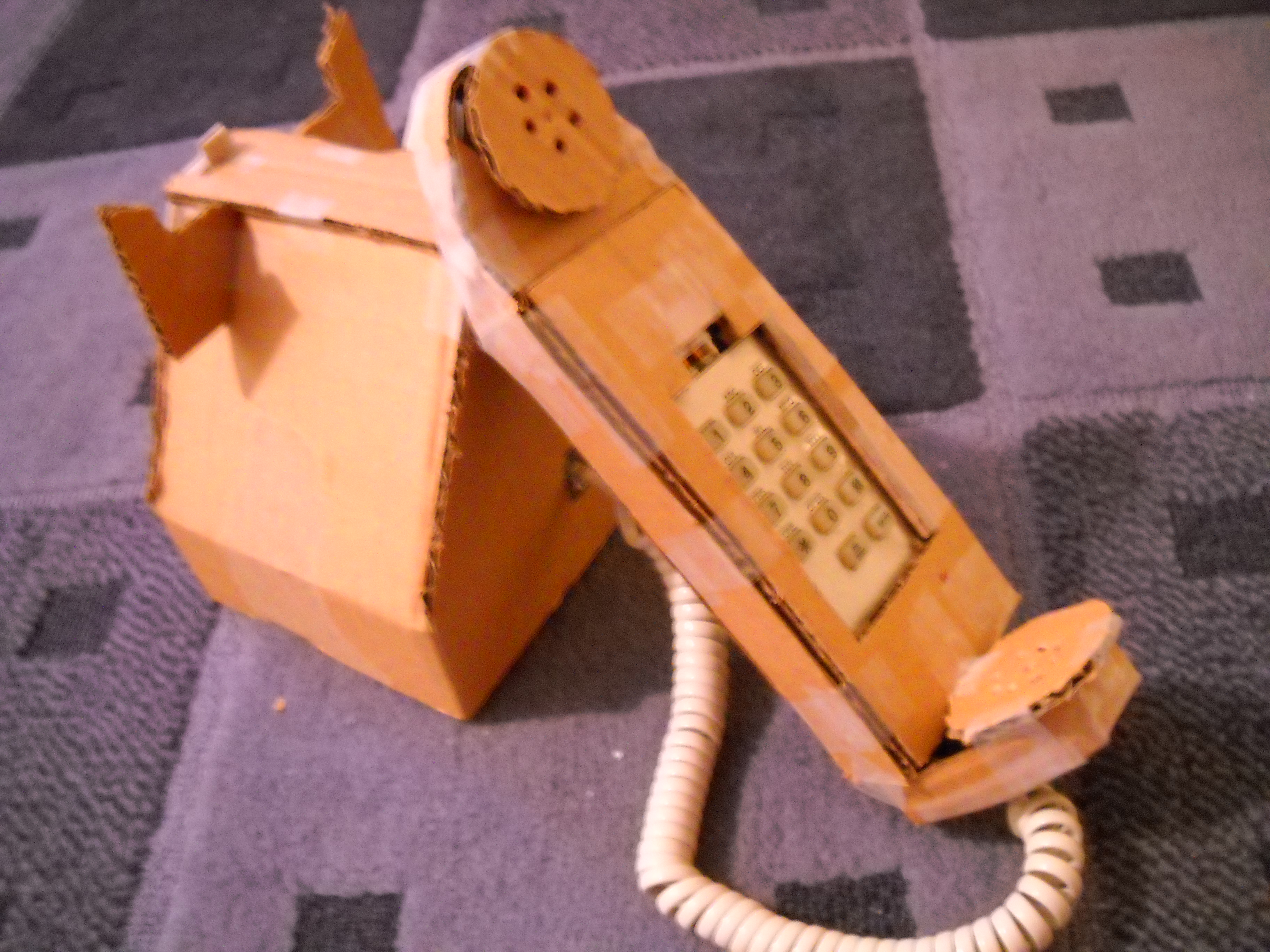 How to Make a Cardboard Telephone : 5 Steps - Instructables
