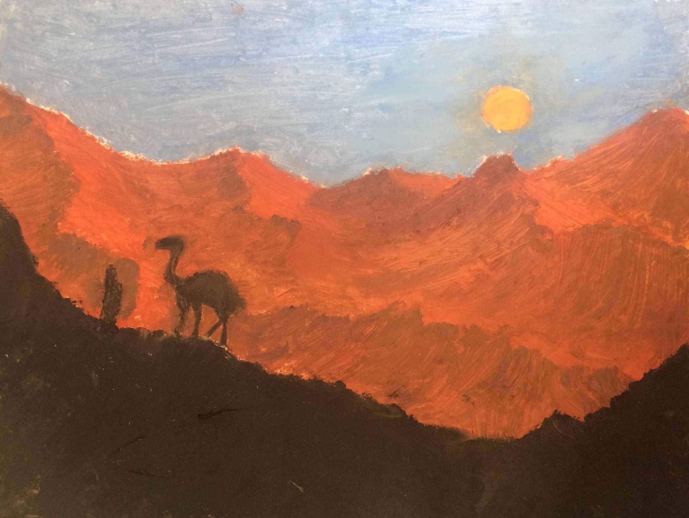 Red Desert Painting : 6 Steps - Instructables