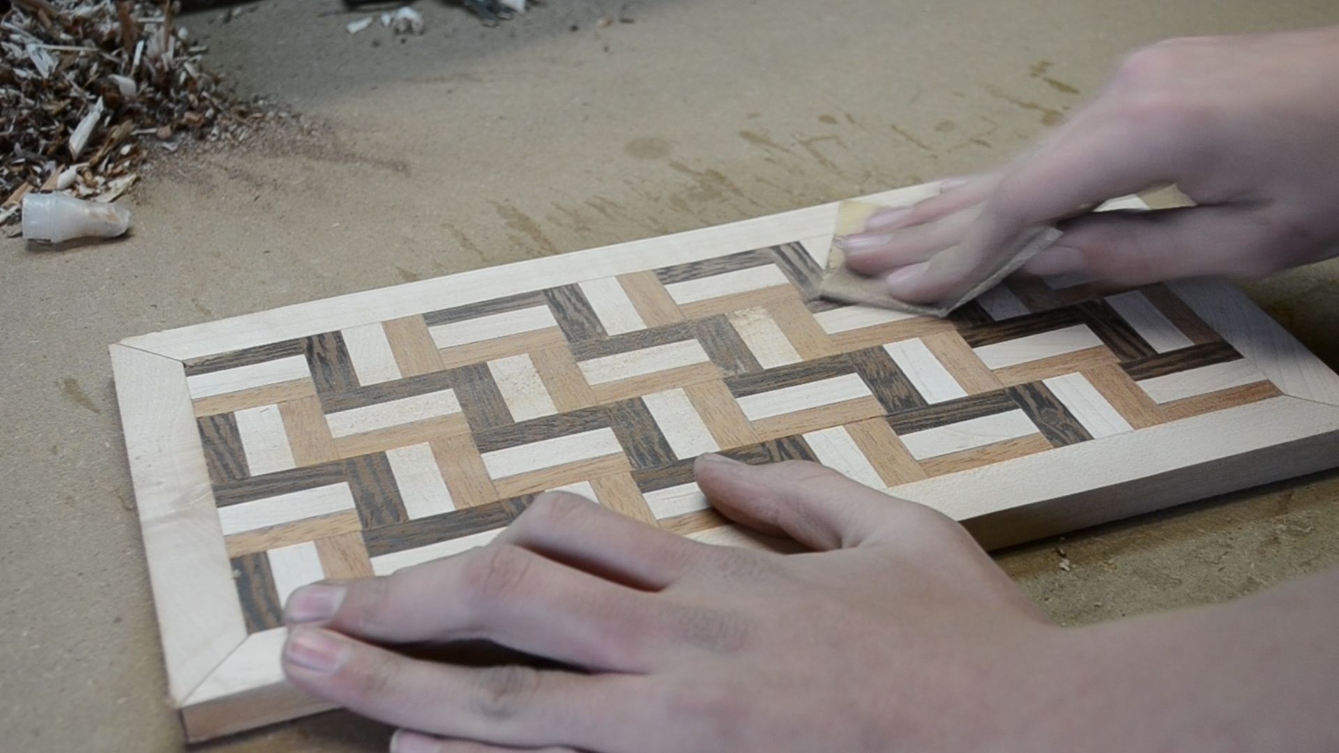 Handcrafted 100-piece Segmented Cutting Board! : 13 Steps (with ...