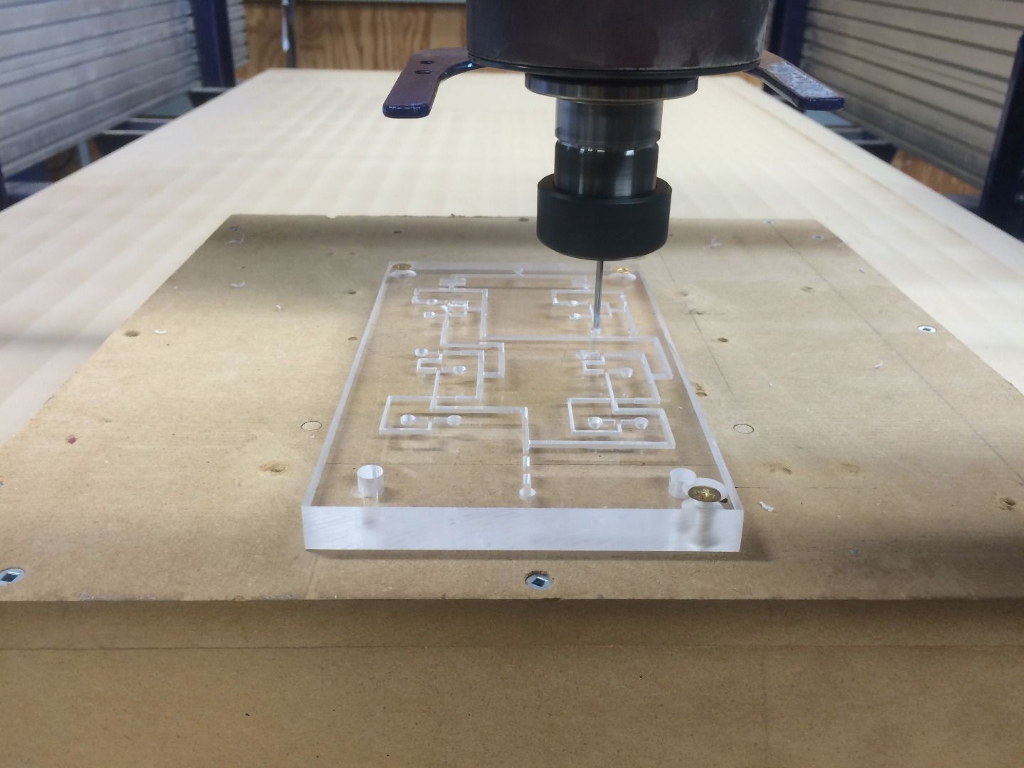 Inlaid Logic : a Giant Circuit Board Inlay Made Out of Waterjet ...