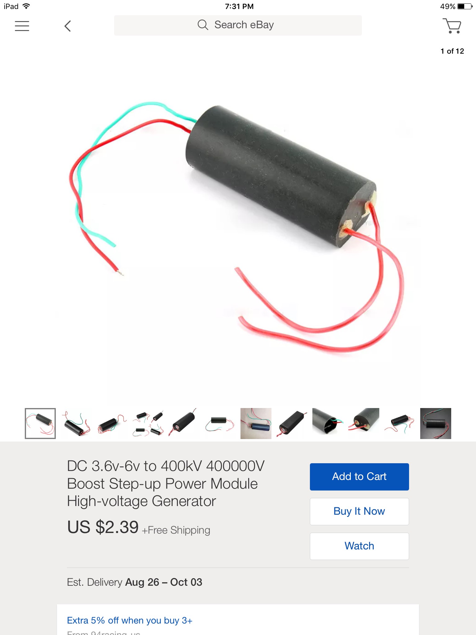 Easy 5$ Pocket Taser : 10 Steps - Instructables