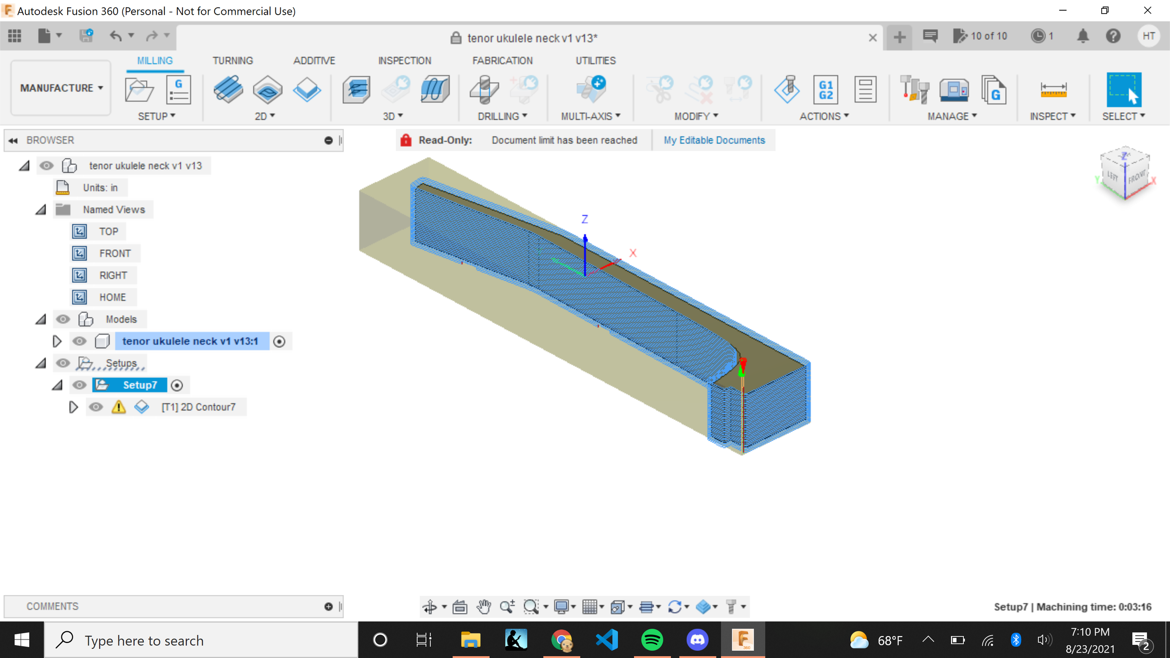 Solid Walnut Ukulele From Walnut Tree Using CNC/ Laser Cutter : 14 ...