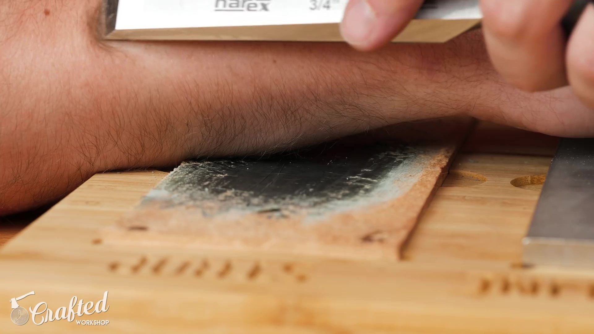 How I Sharpen Chisels and Plane Irons & My Sharpening Station ...