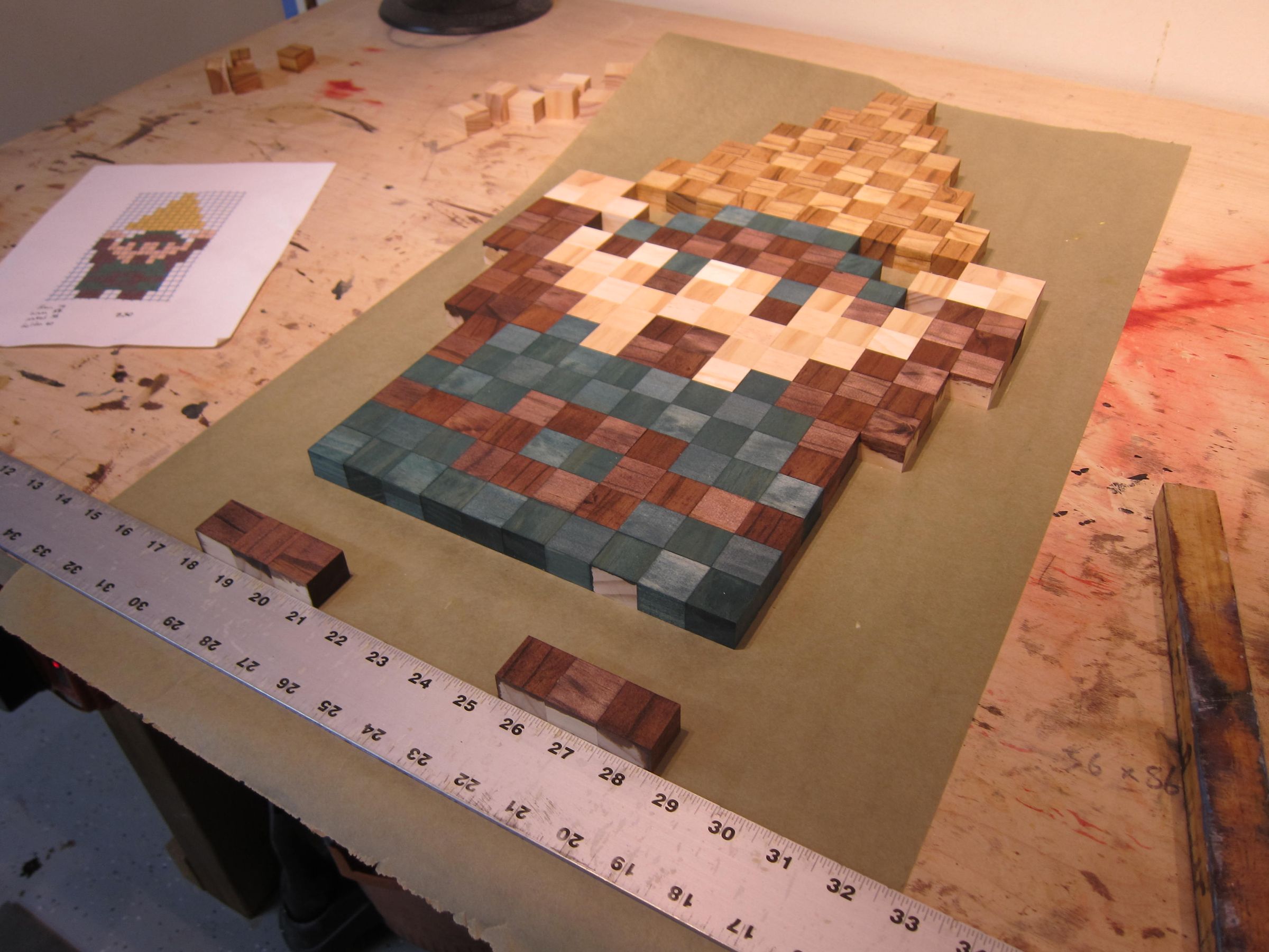Stained Wood Pixel Art : 7 Steps (with Pictures) - Instructables