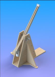 Trebuchet From Laser Cut Wood and 3D Prints. : 6 Steps - Instructables