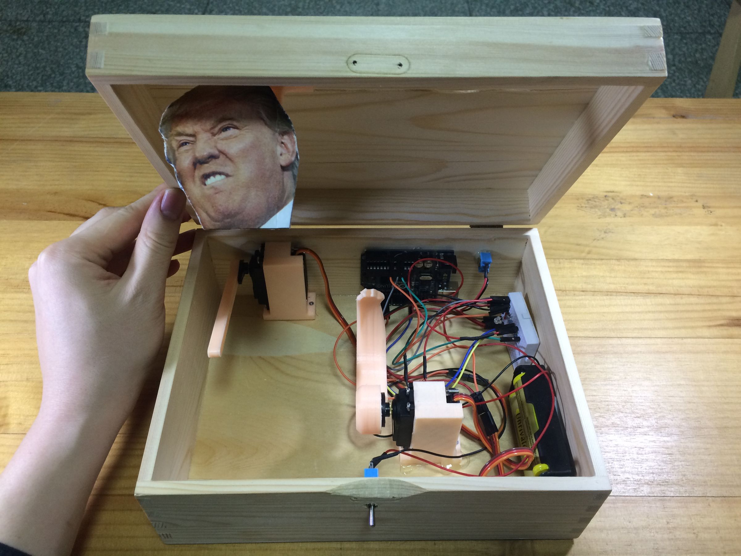 Trump Useless Box : 12 Steps - Instructables