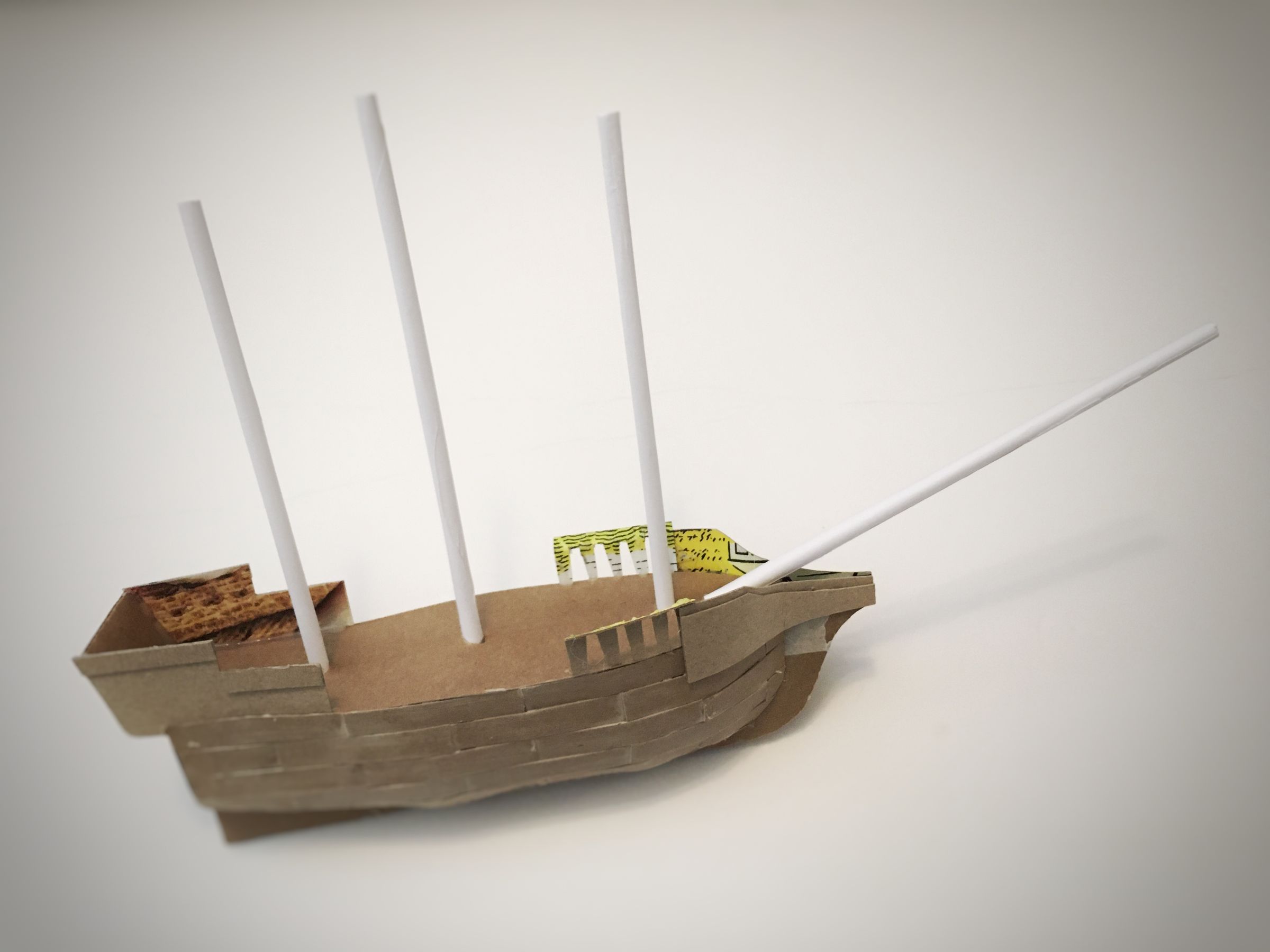 Model Ship From Paper and Cardboard : 15 Steps (with Pictures ...