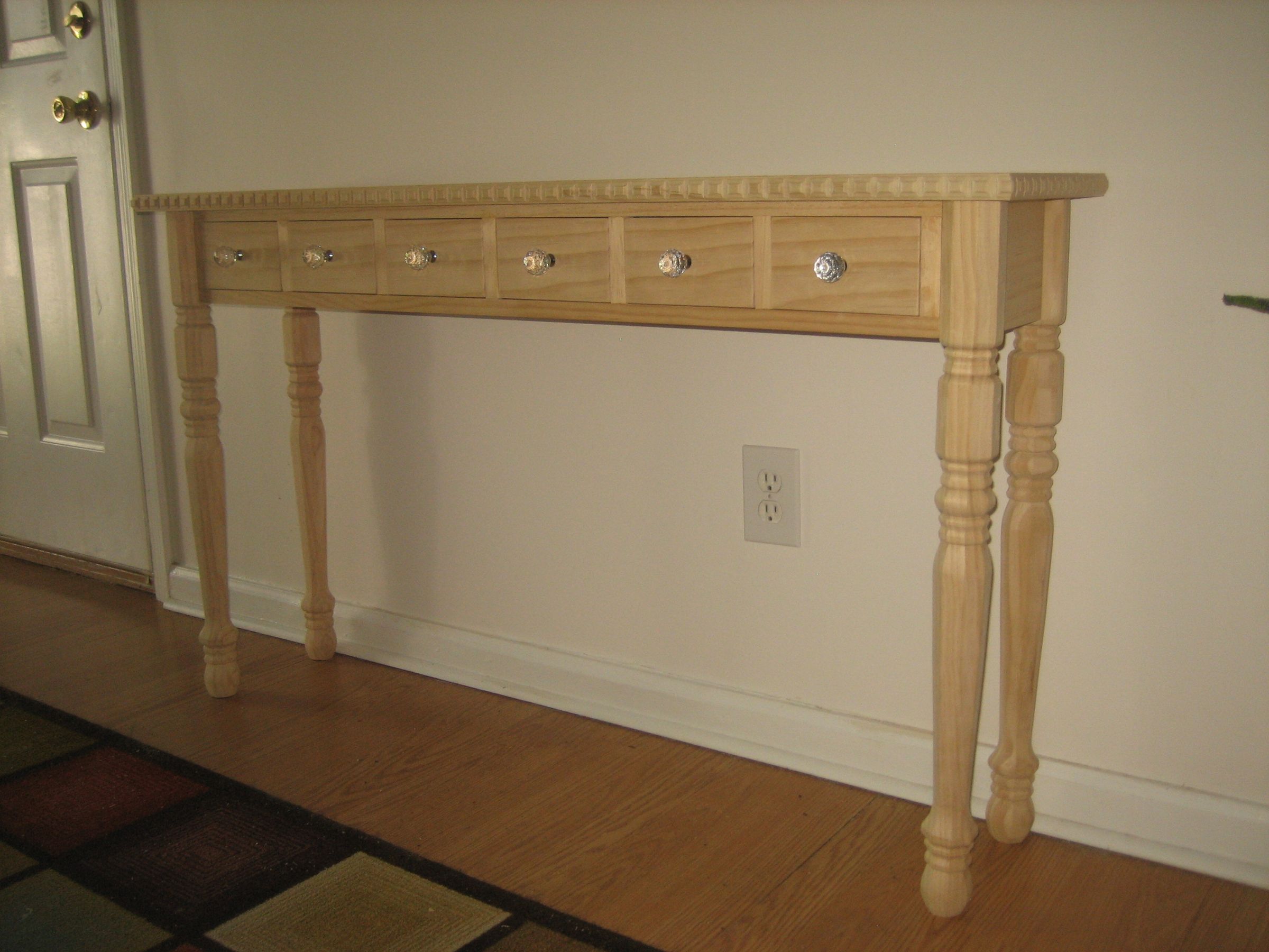 THE CONSOLE TABLE : 10 Steps - Instructables