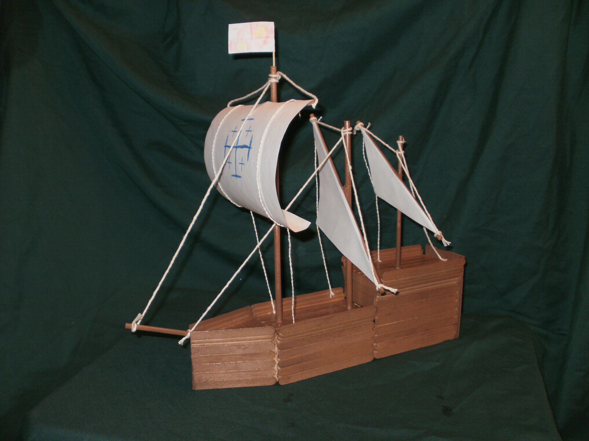 Popsicle Stick Boat Instructions