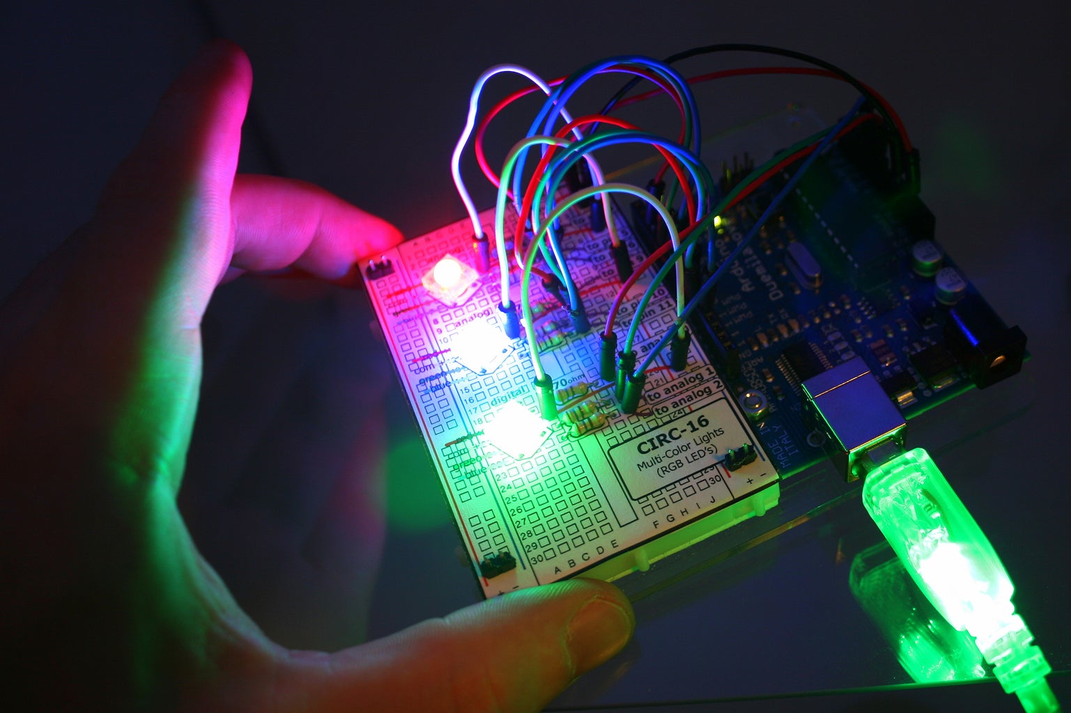 Rgb Led Tutorial Using An Arduino Rgbl 6 Steps With Pictures Instructables