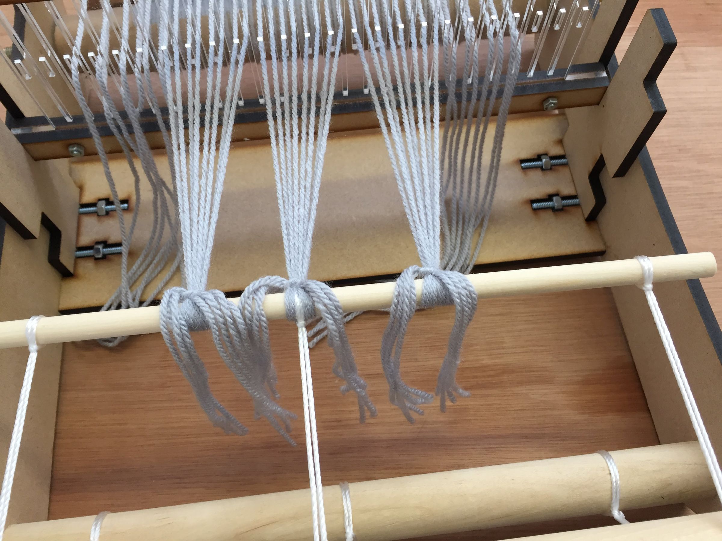 DIY Laser Cut Rigid Heddle Loom - Part 2: Weaving With the Rigid Heddle ...