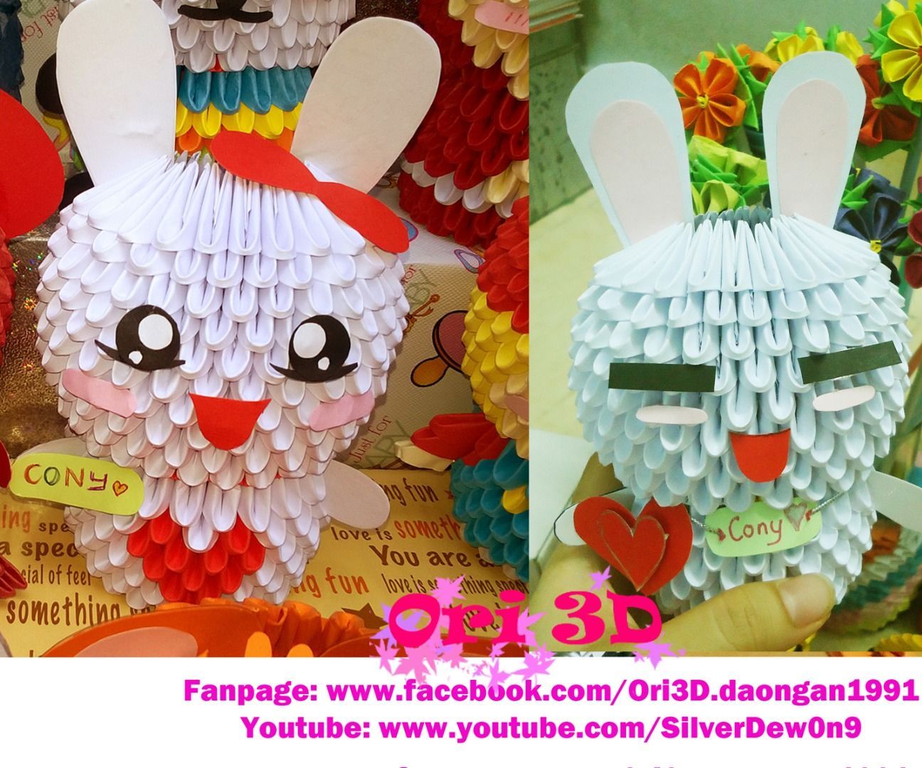 How to Make Cony Rabbit 3D Origami - Instructables