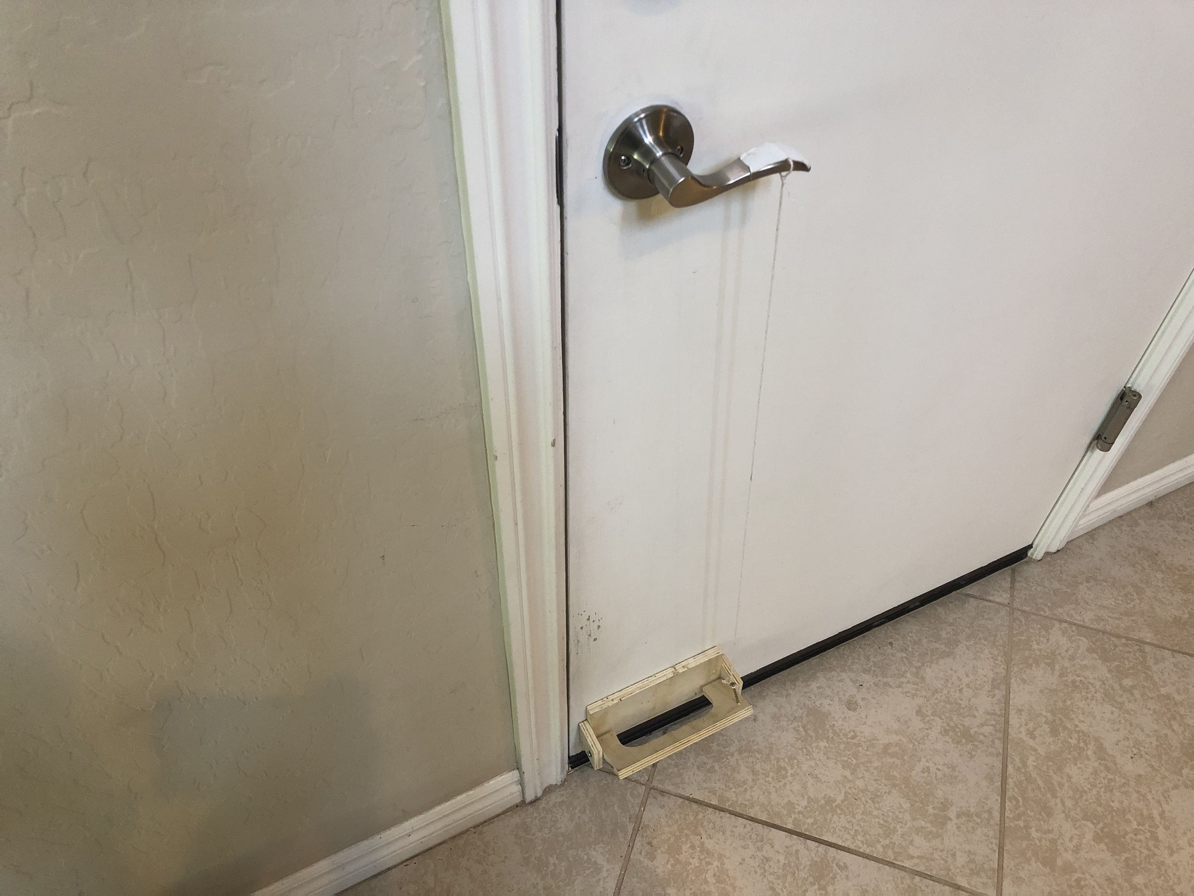 Simple Foot Door Opener : 4 Steps - Instructables
