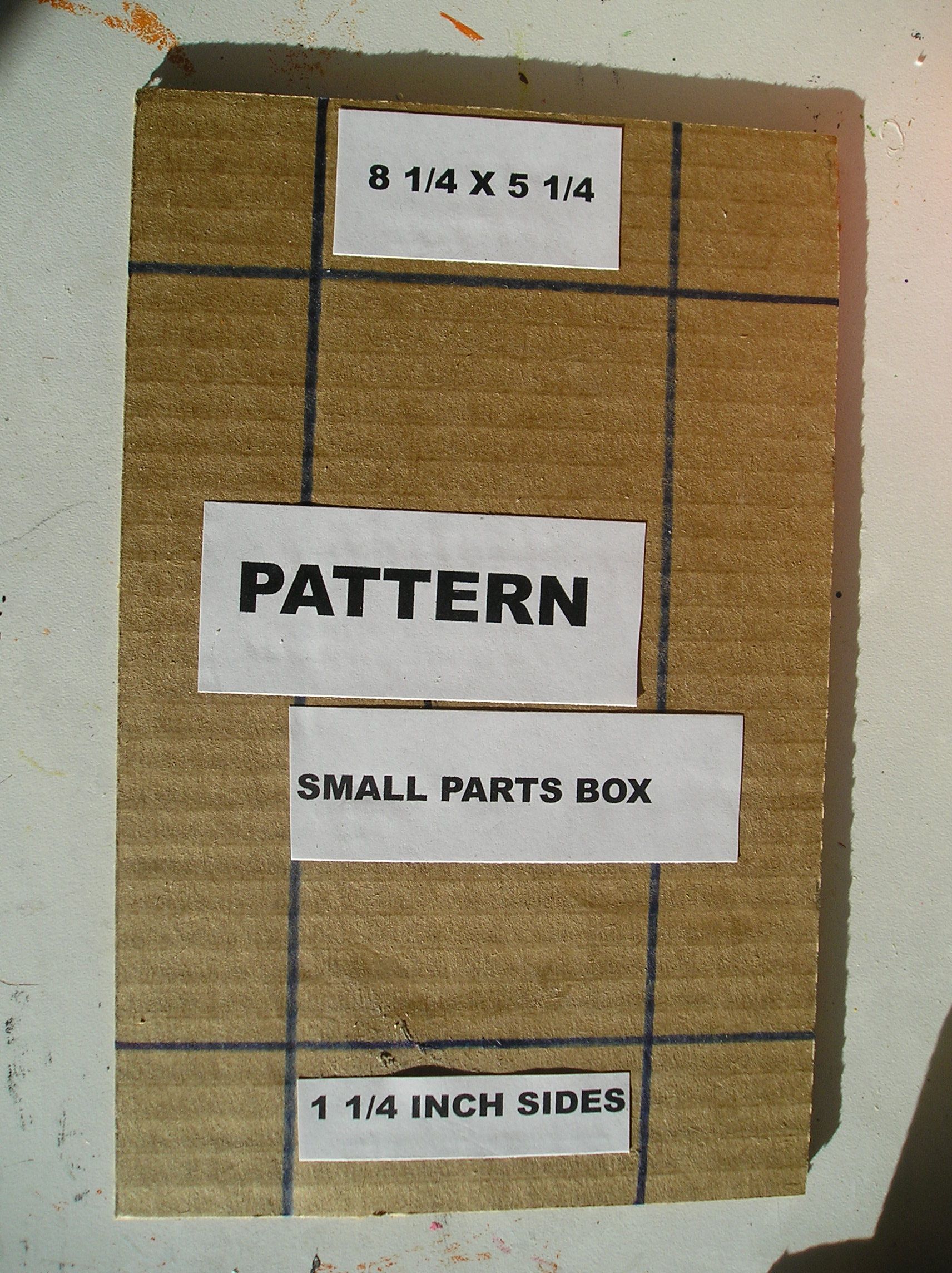Make Cheap, Easy Cardboard Small Parts Storage Organizers : 5 Steps ...