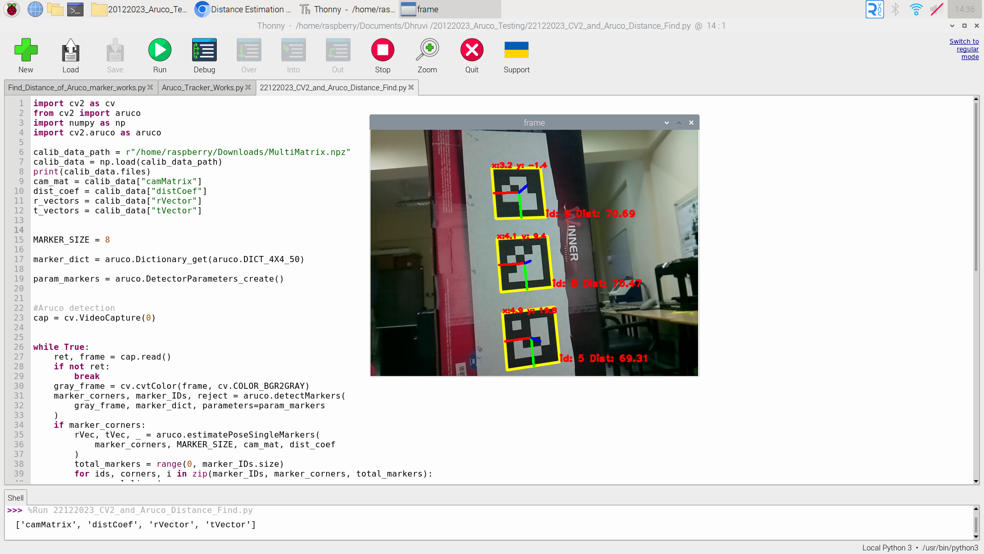Distance Estimation Using Opencv and ArUco Marker : 6 Steps - Instructables