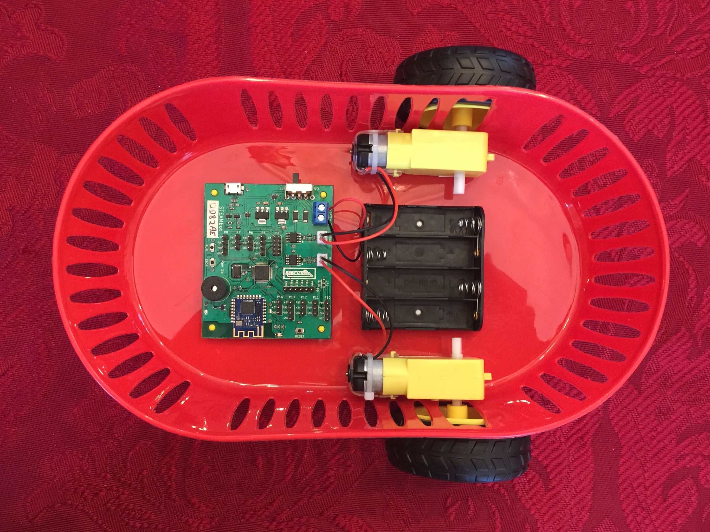 BasketBot - a Robot Car Made With a Plastic Basket : 12 Steps ...