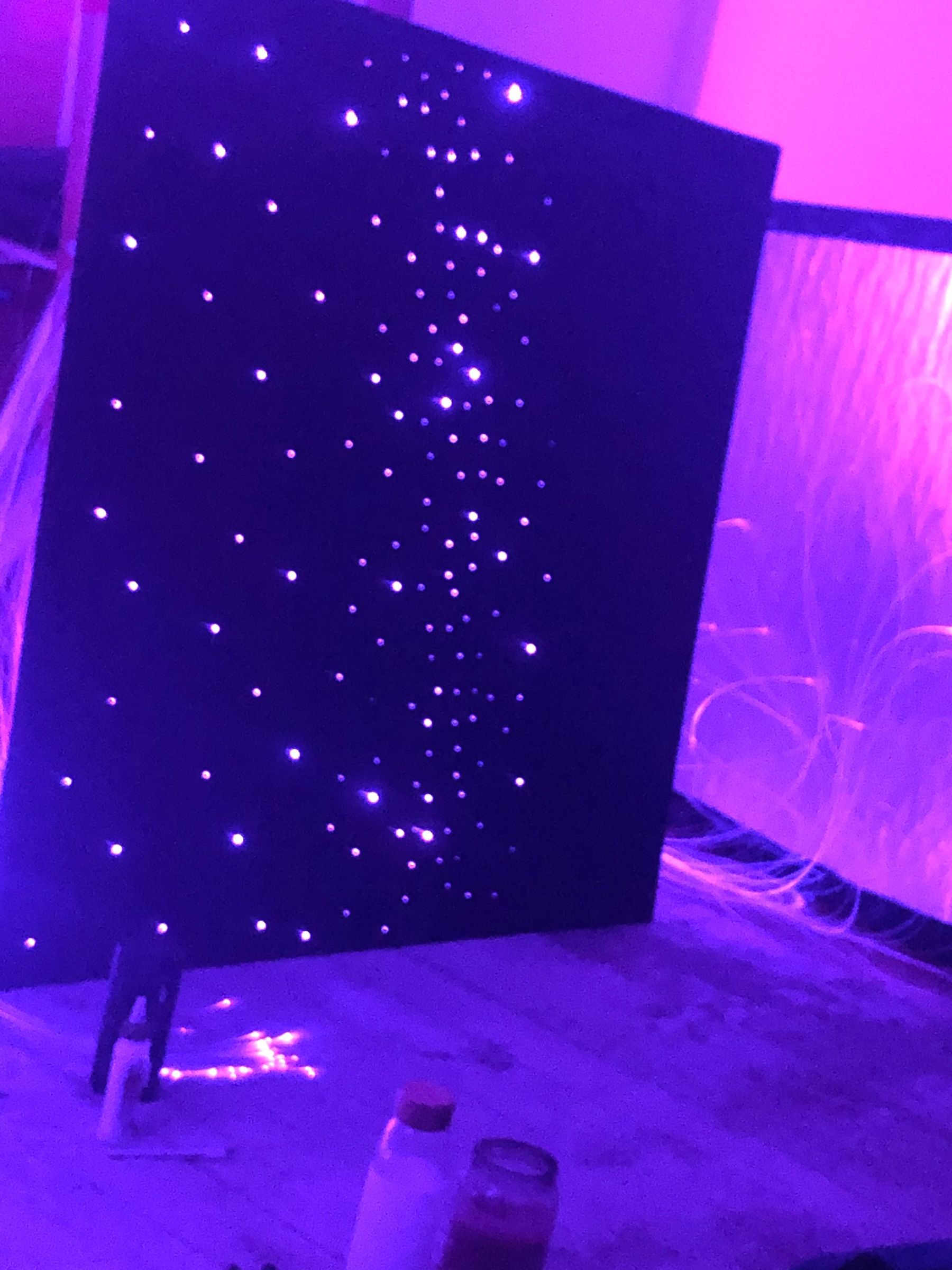 Fiber Optic Star Ceiling W/ Indirect Lighting : 7 Steps - Instructables