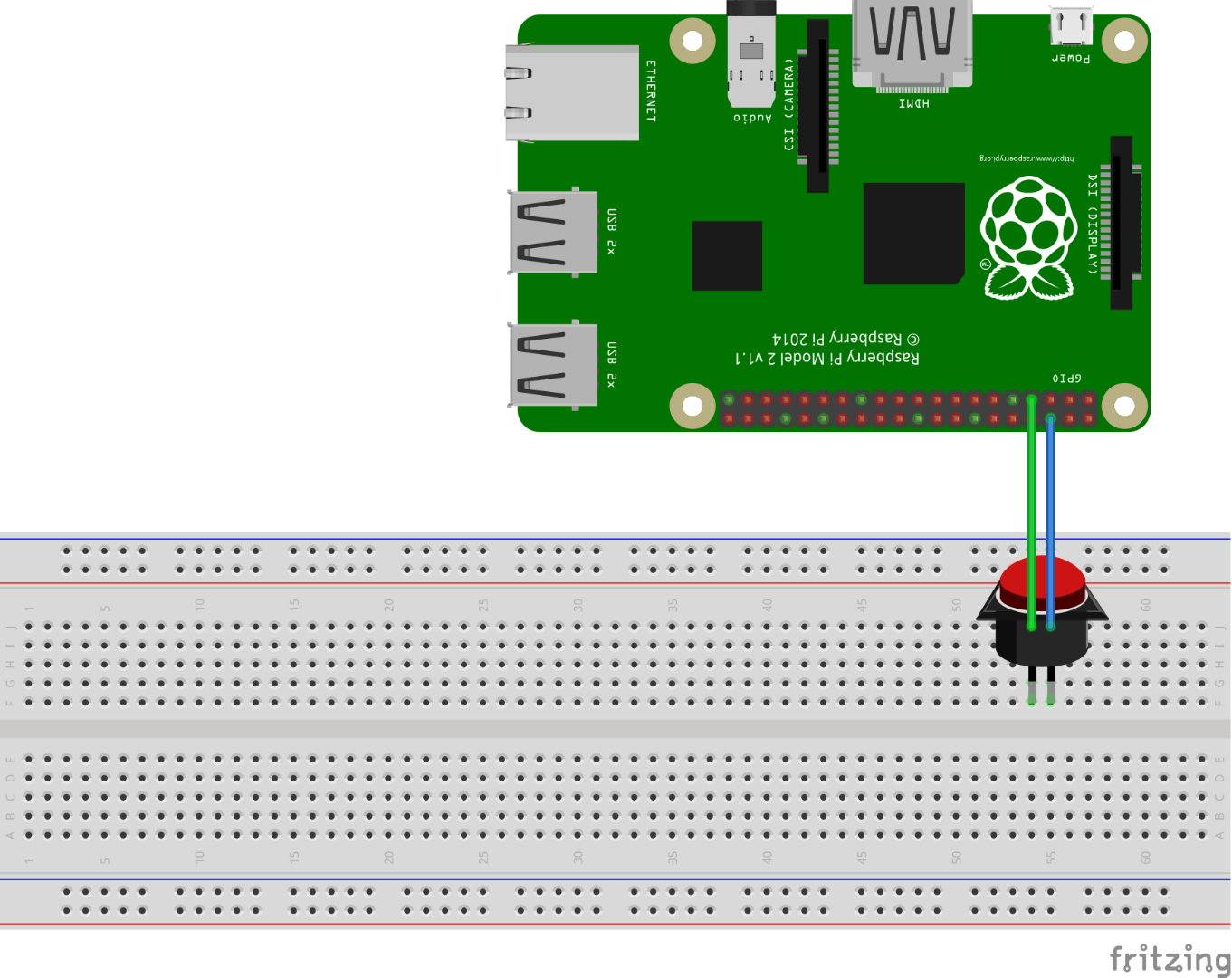 JavaScript for IoT: Controlling a Button on Raspberry Pi Via Node.js : 6 Steps - Instructables