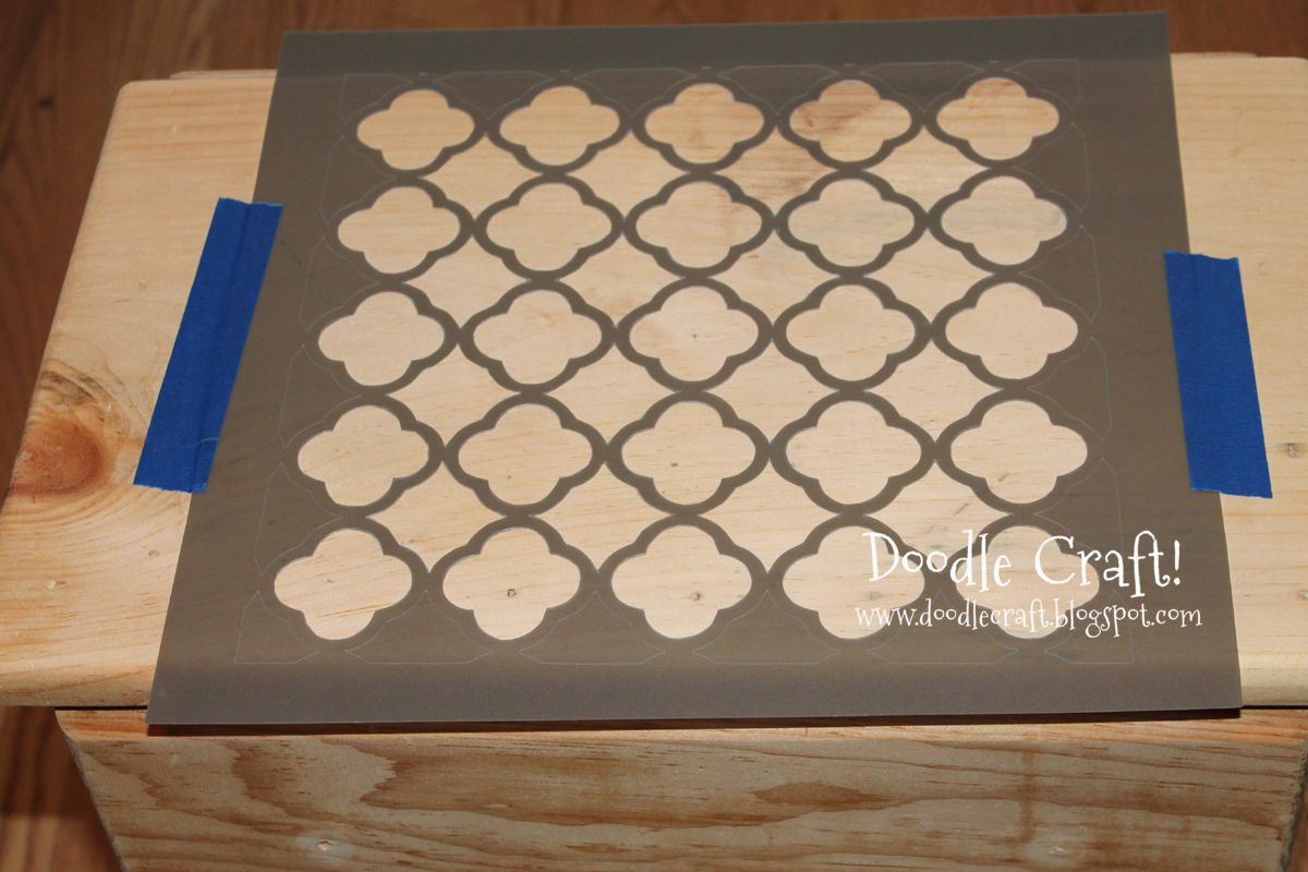DIY Custom Stencil and Stain Furniture! : 7 Steps (with Pictures ...