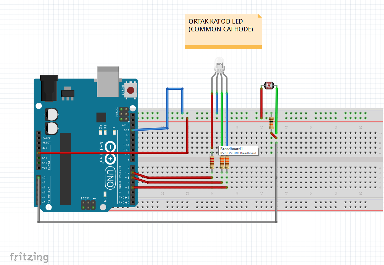Light Dependent RGB Controll With Arduino and LDR - Instructables