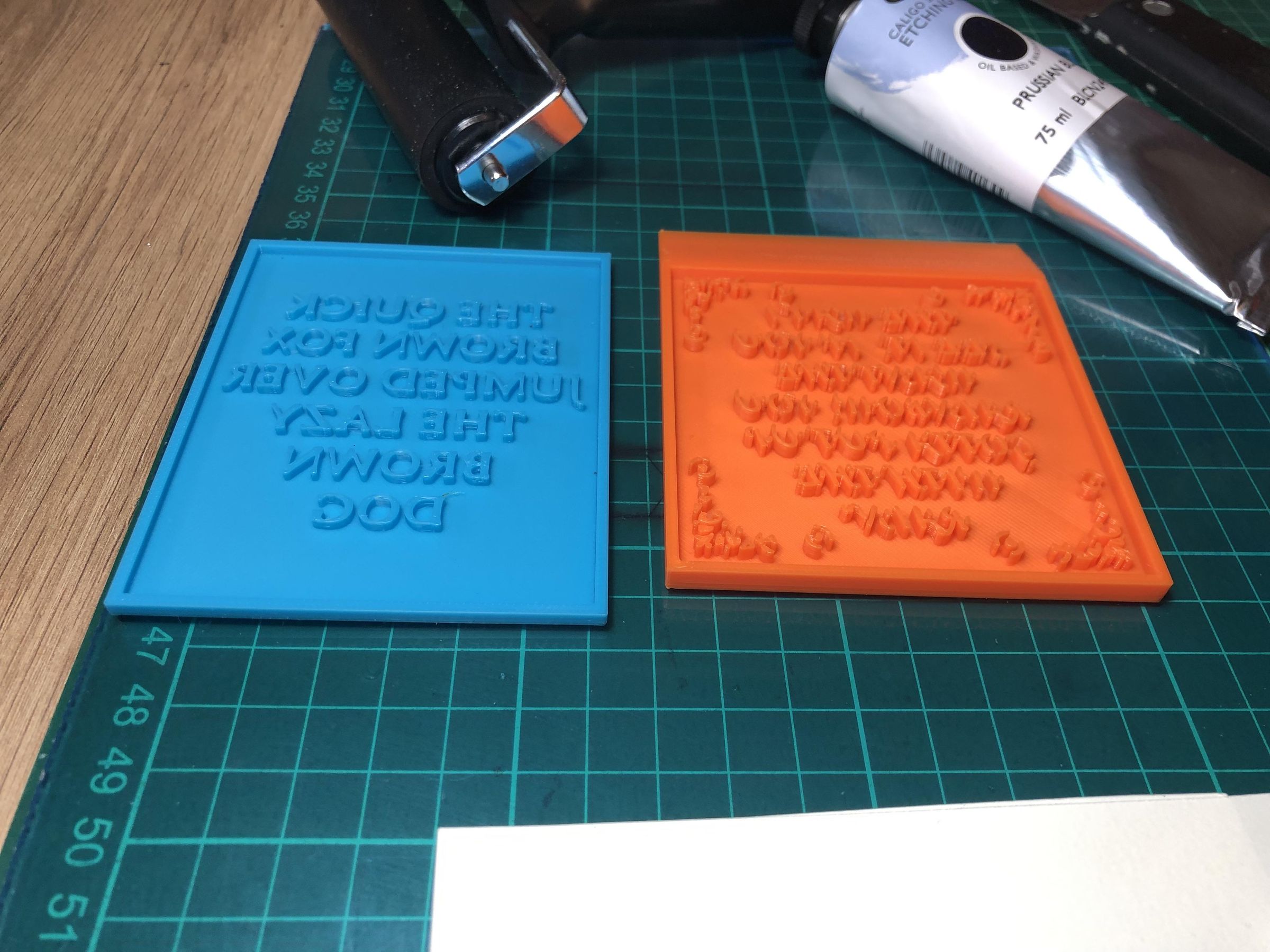 Spring Loaded Mini Relief Print Press. : 8 Steps (with Pictures ...