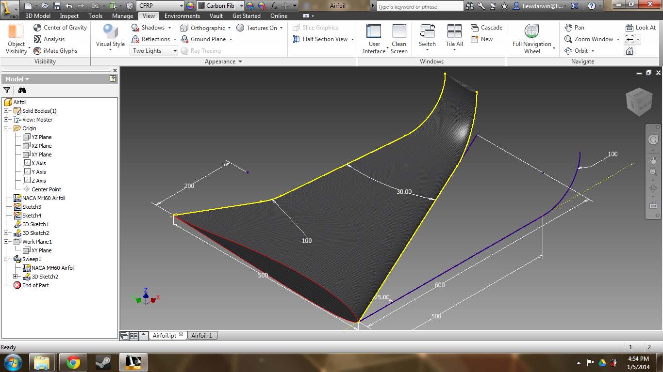 Flying Wing Glider Project - Step-by-Step Guide in Autodesk Inventor ...