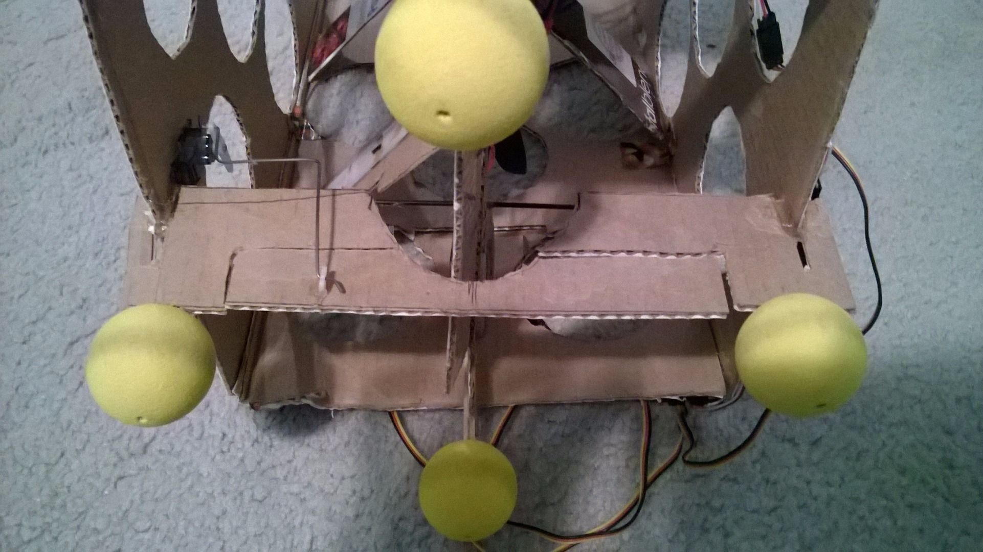 The Flying Gyro Stabilized VTOL Cardboard Box : 6 Steps (with Pictures ...