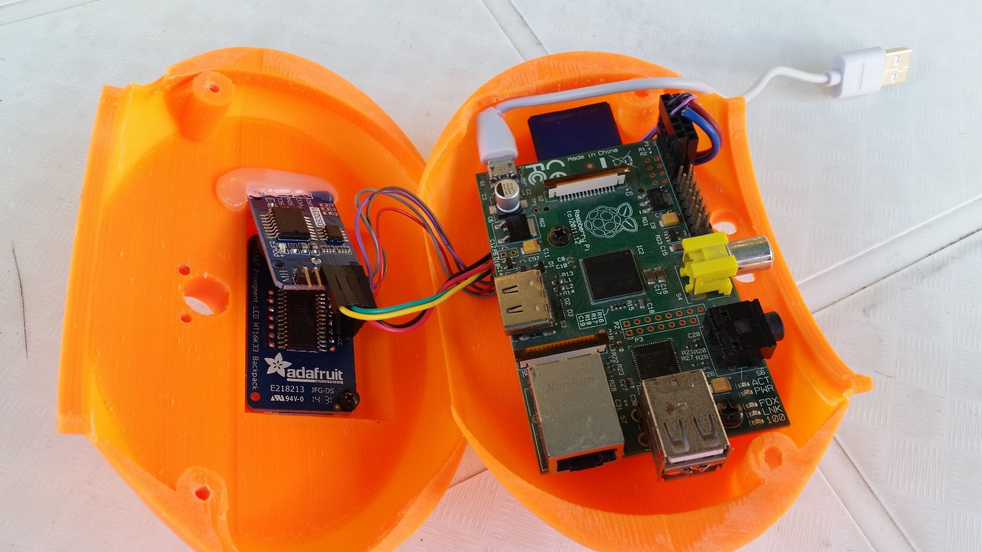 Raspberry Pi Barometer Weather Clock : 9 Steps (with Pictures ...