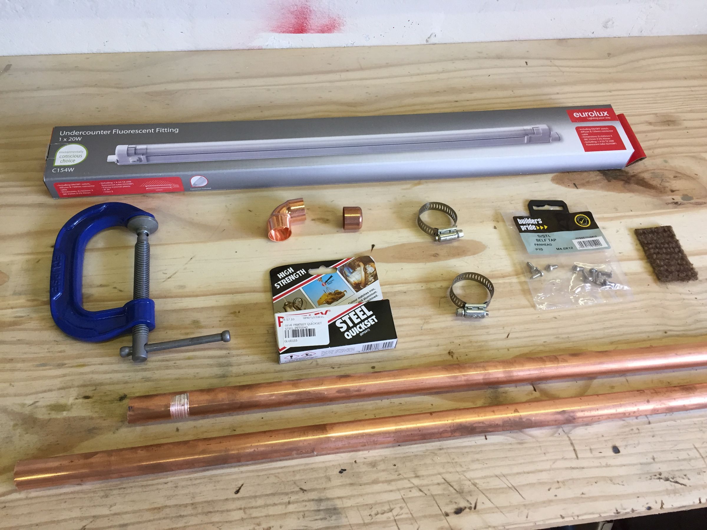 DIY Copper Overhead Desk Lamp : 7 Steps (with Pictures) - Instructables