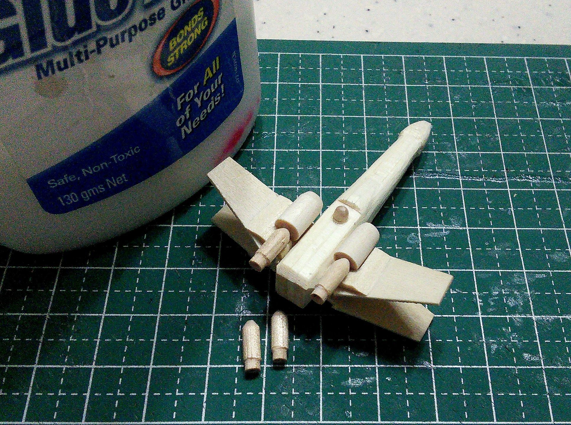 Mini X-Wing Popsicle Stick Model : 5 Steps (with Pictures) - Instructables